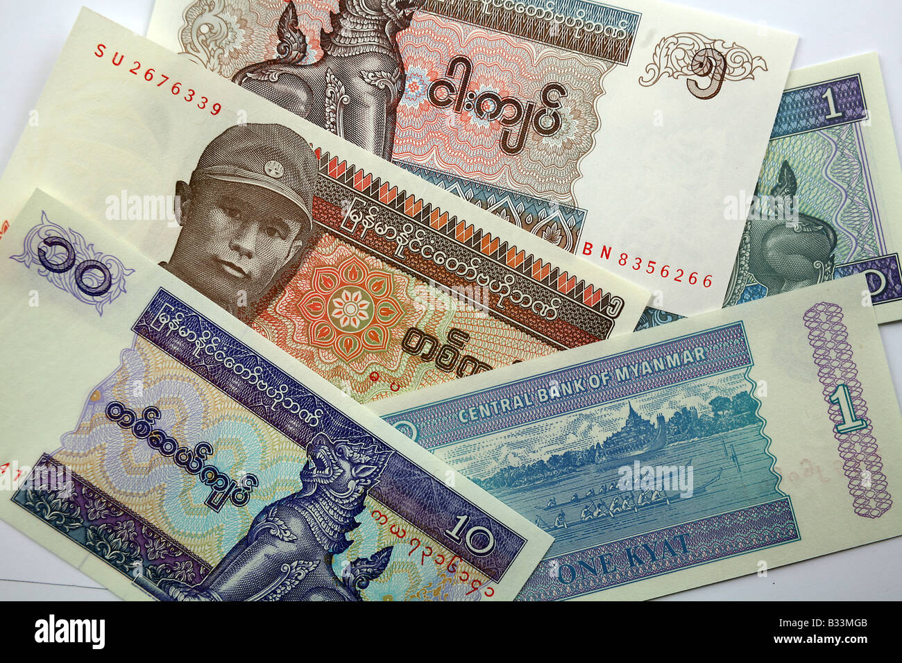 Myanmar currency note hi-res stock photography and images - Alamy