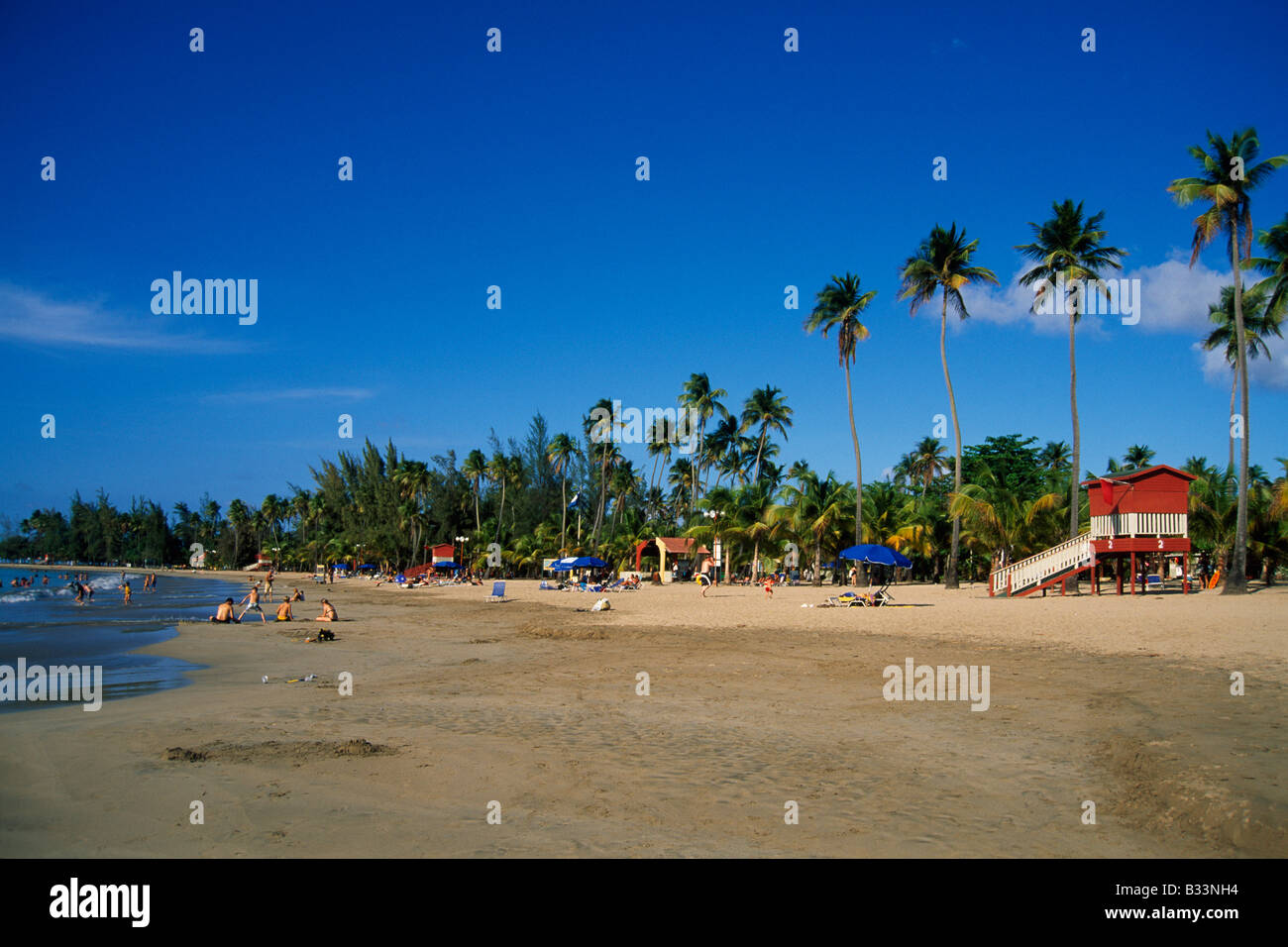 Luquillo Beach Puerto Rico Caribbean Stock Photo - Alamy