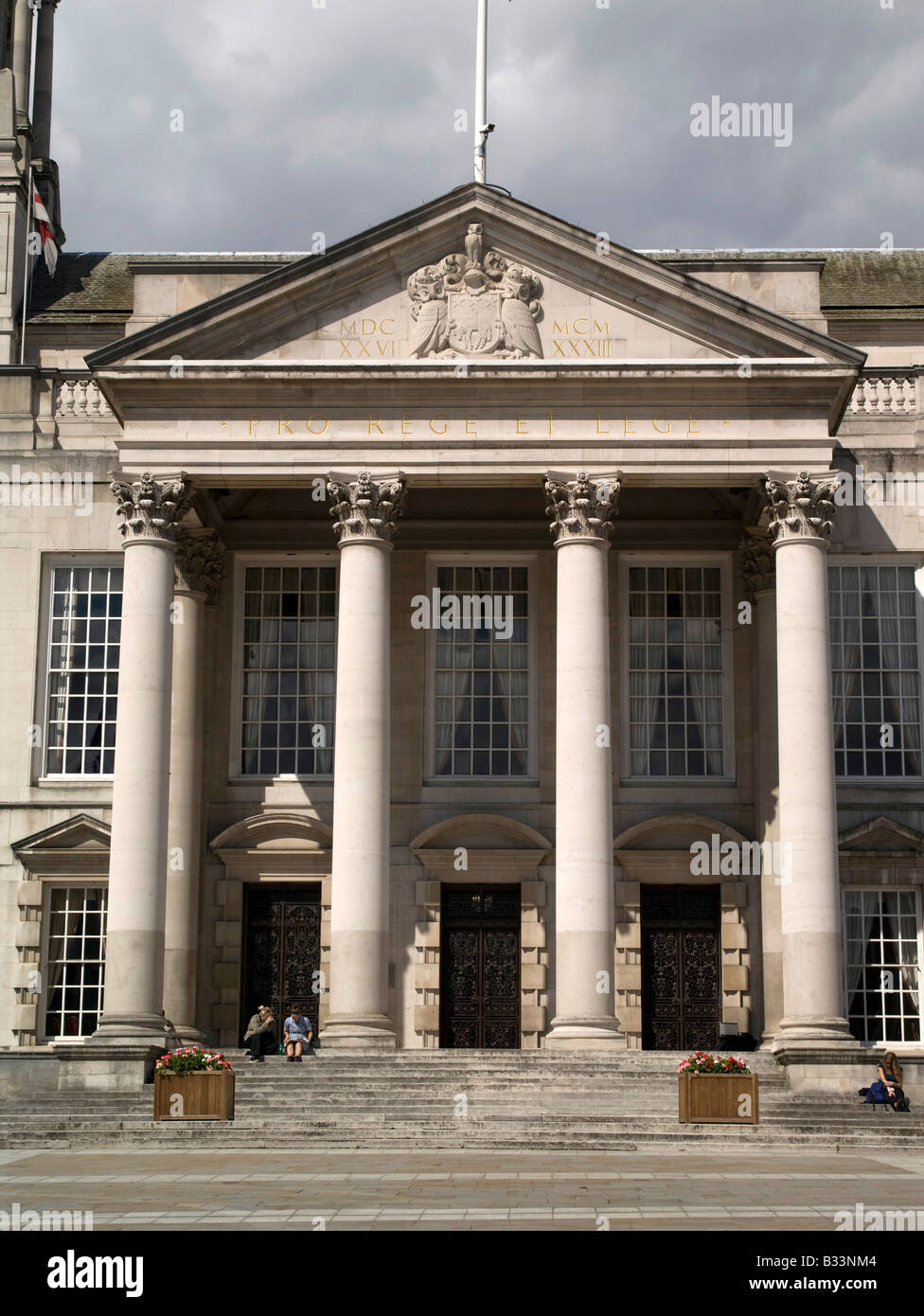 Leeds Civic Hall, Millenium Square, Leeds City Centre, Northern England ...
