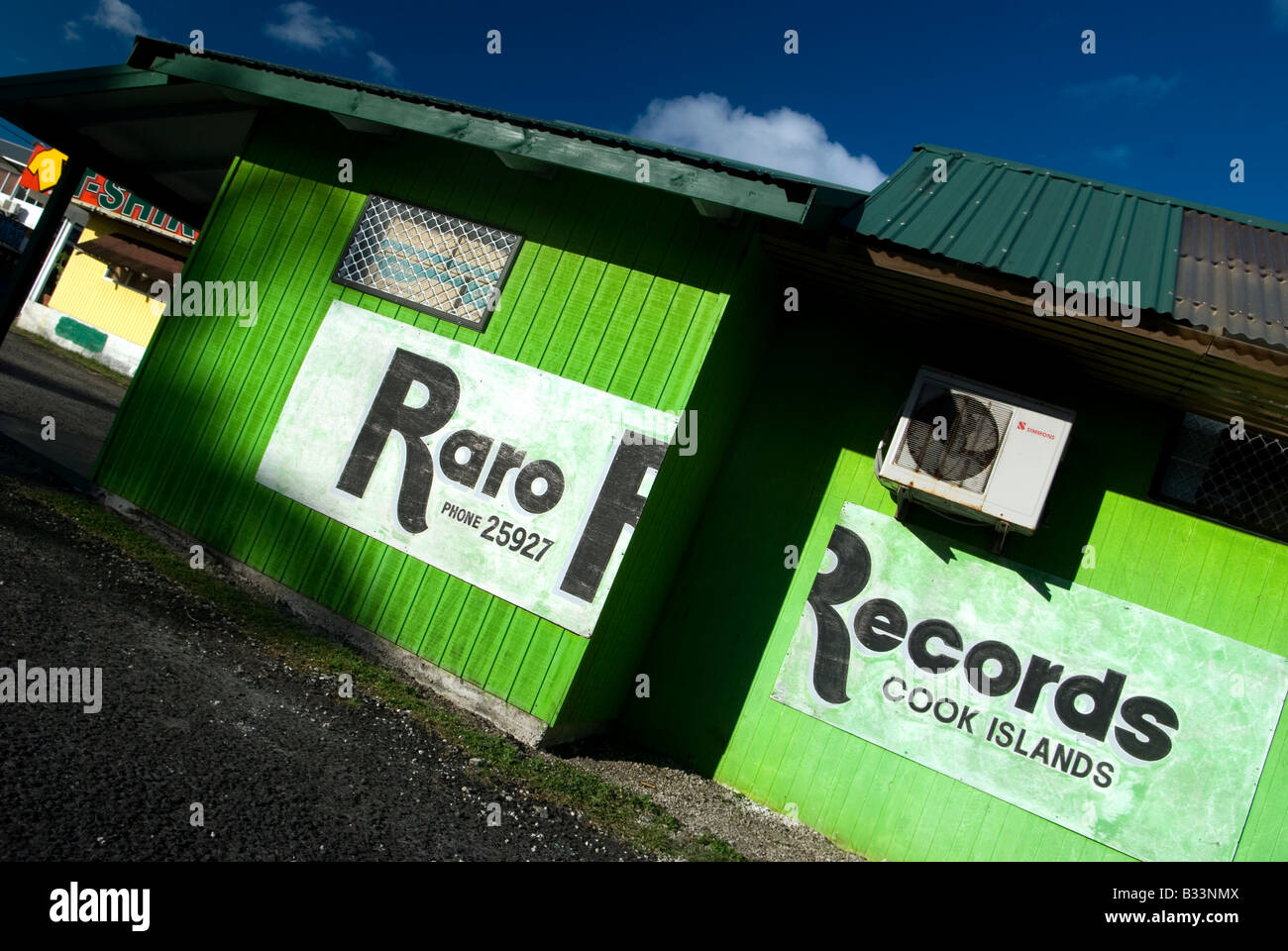record shop, avarua, rarotonga, cook islands Stock Photo - Alamy