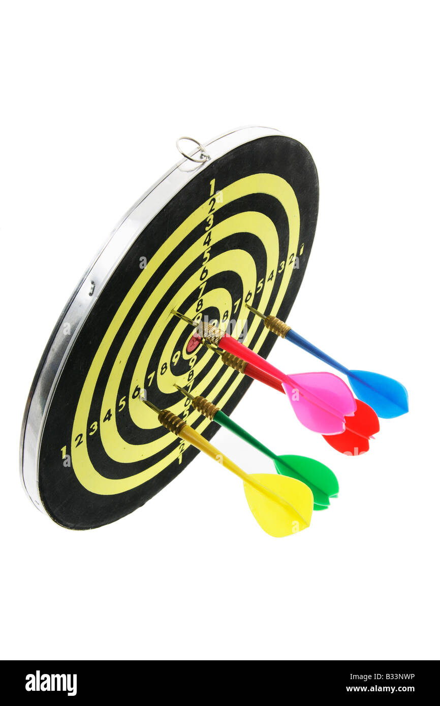 Colorful darts hi-res stock photography and images - Alamy
