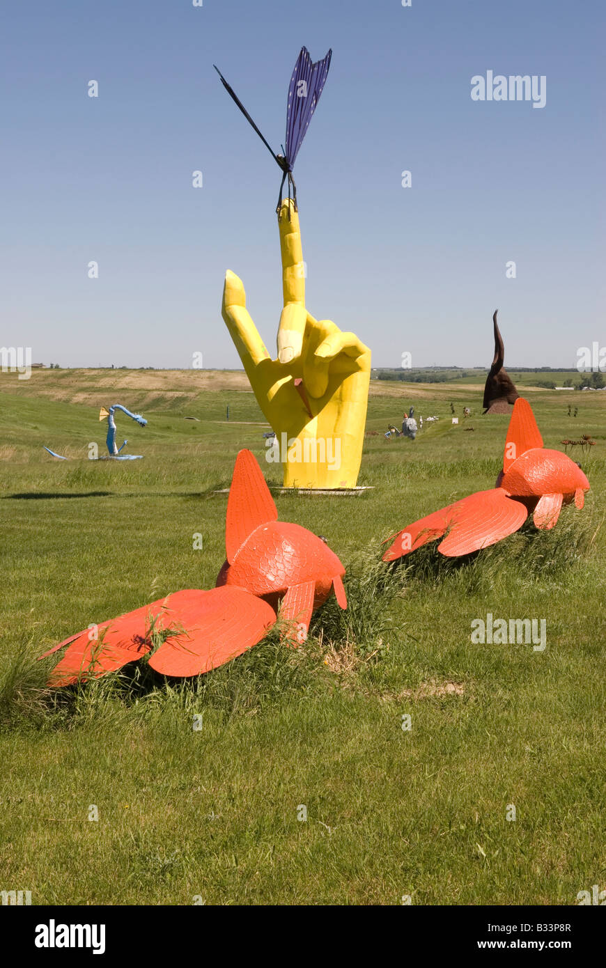 Porter Sculpture Park Montrose SD USA Stock Photo - Alamy