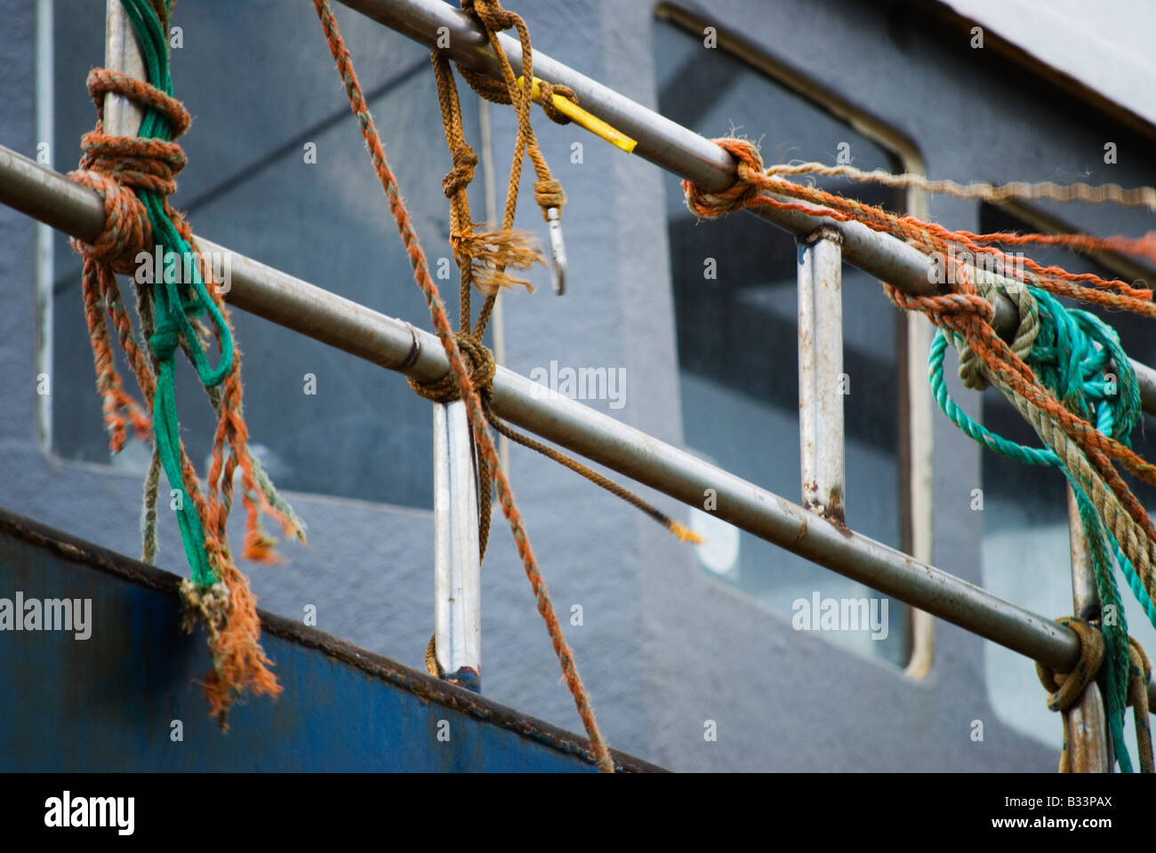 Ship handrail hi-res stock photography and images - Alamy