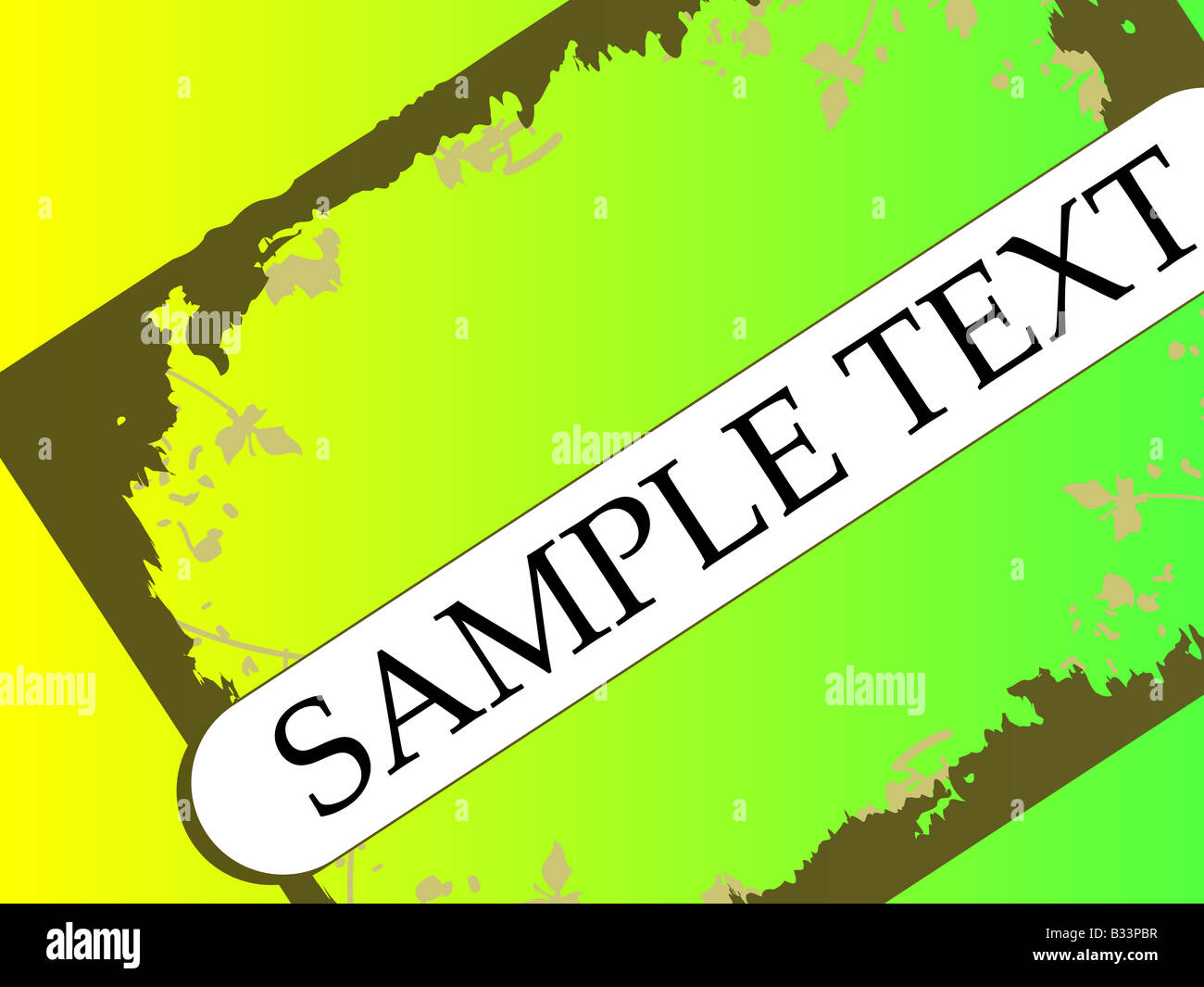 grungy frame with text-template Stock Photo - Alamy