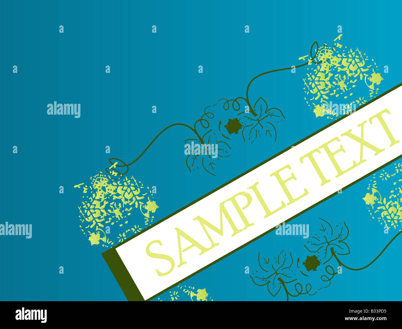 sample text with swirls Stock Photo - Alamy