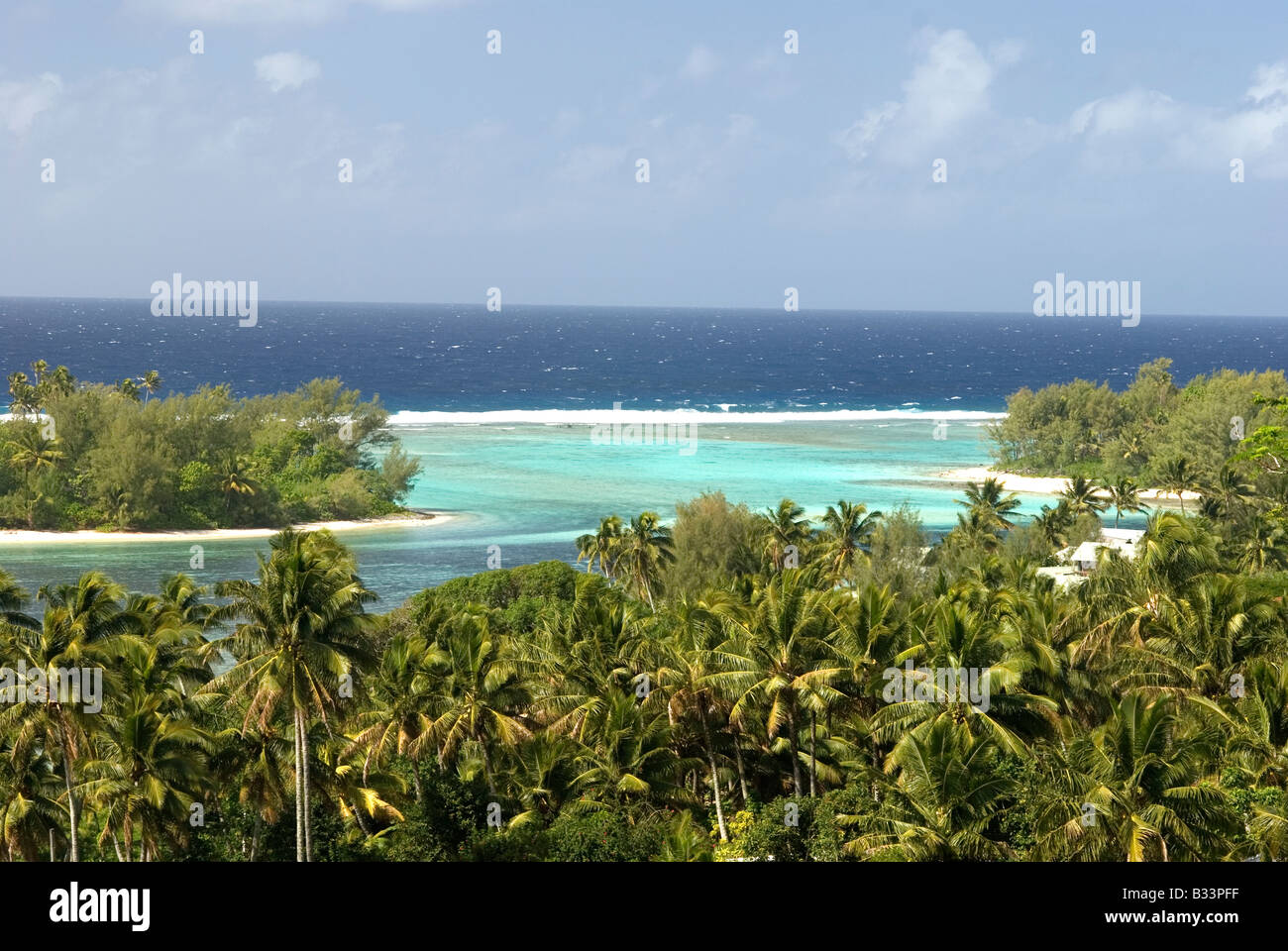 muri lagoon and island, rarotonga, cook islands Stock Photo - Alamy