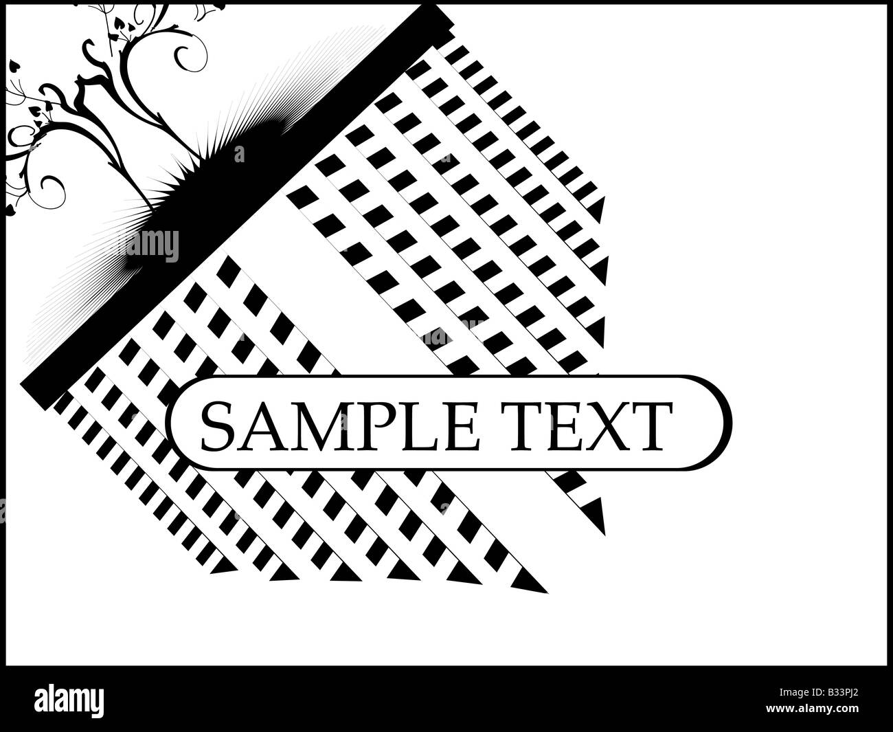 swirly design with stripes Stock Photo - Alamy