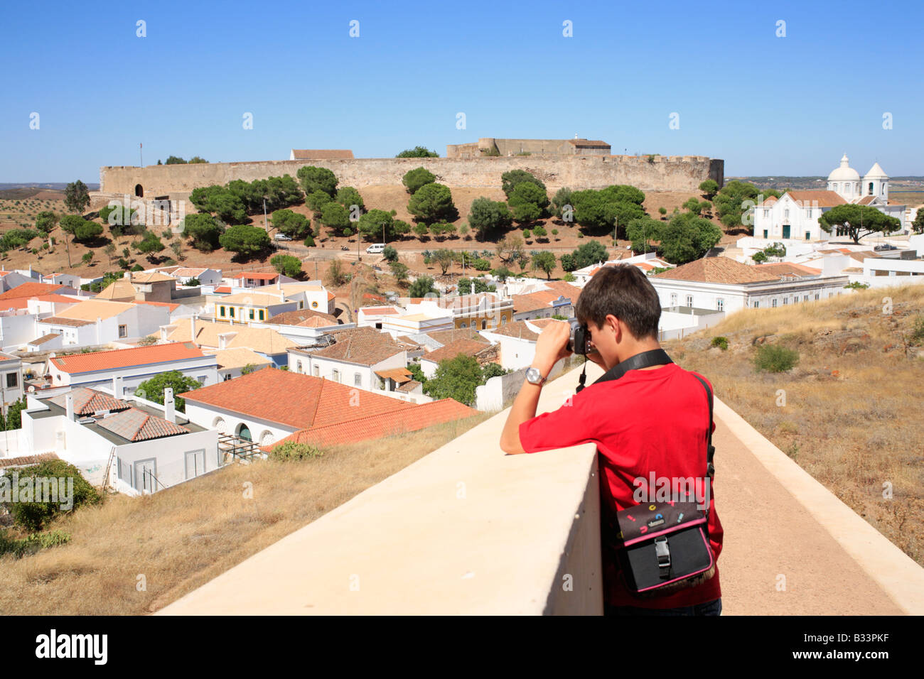 panoramic view of Castro Marim, Algarve, Portugal Stock Photo - Alamy