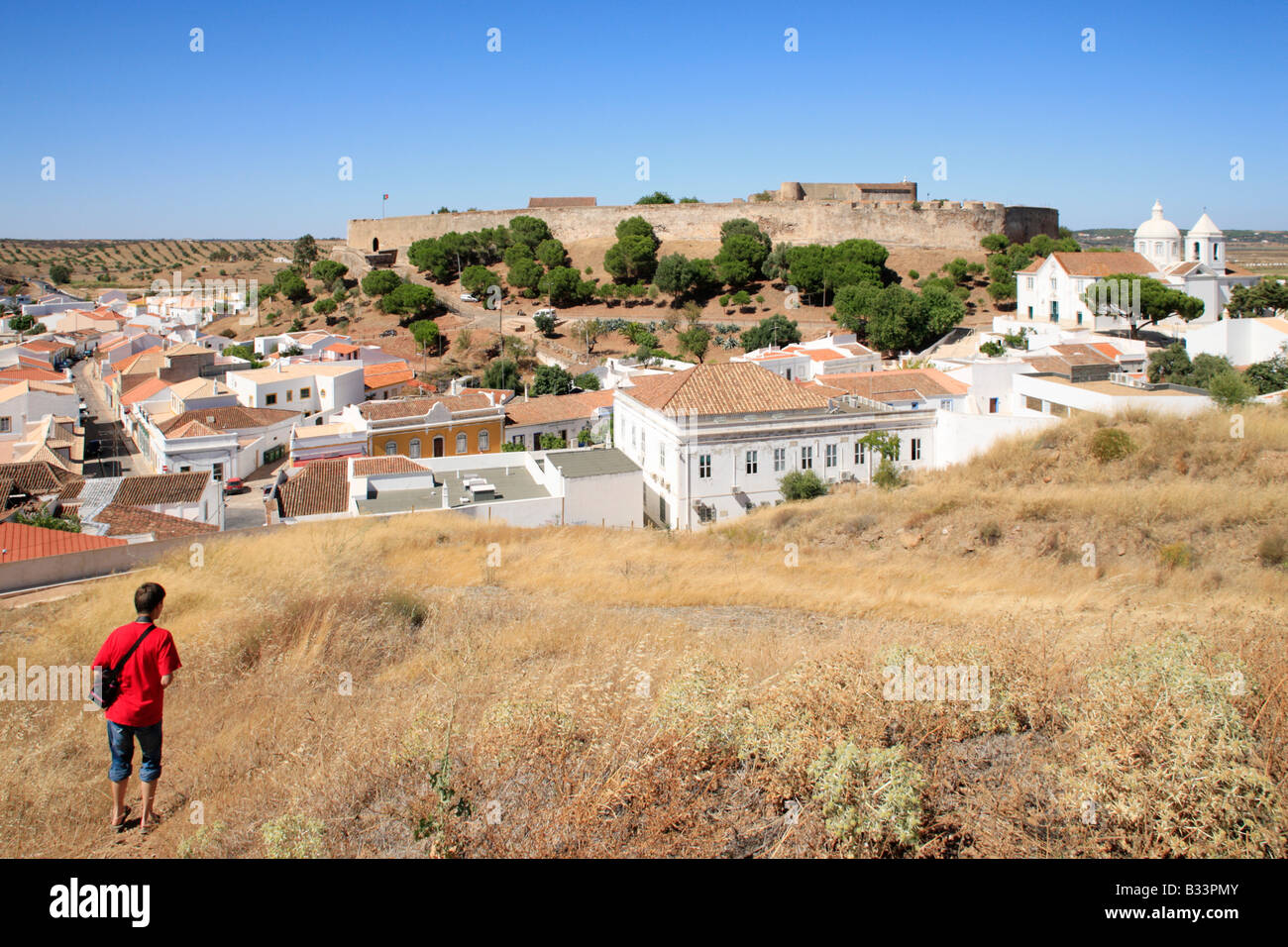 panoramic view of Castro Marim, Algarve, Portugal Stock Photo - Alamy