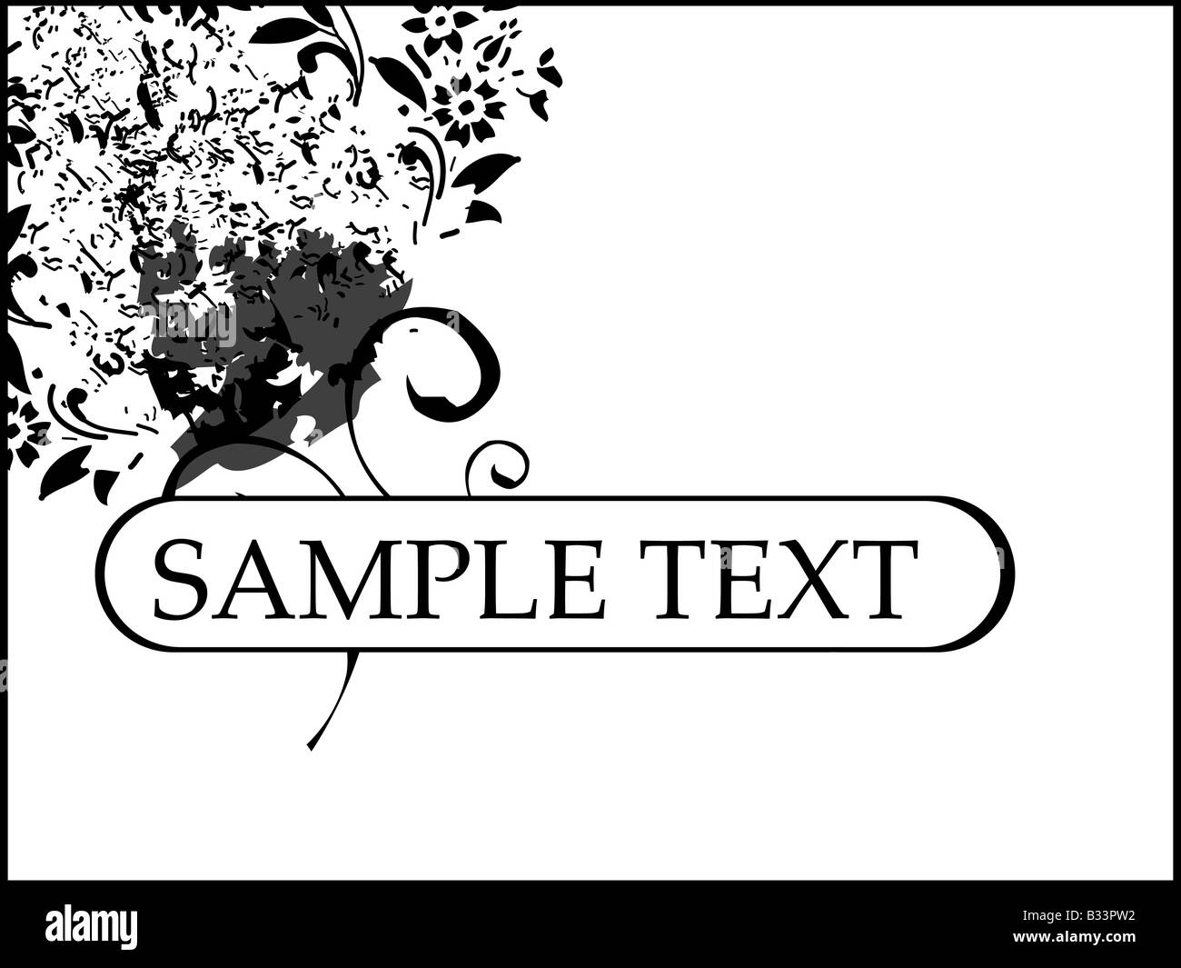 beautiful floral design Stock Photo - Alamy