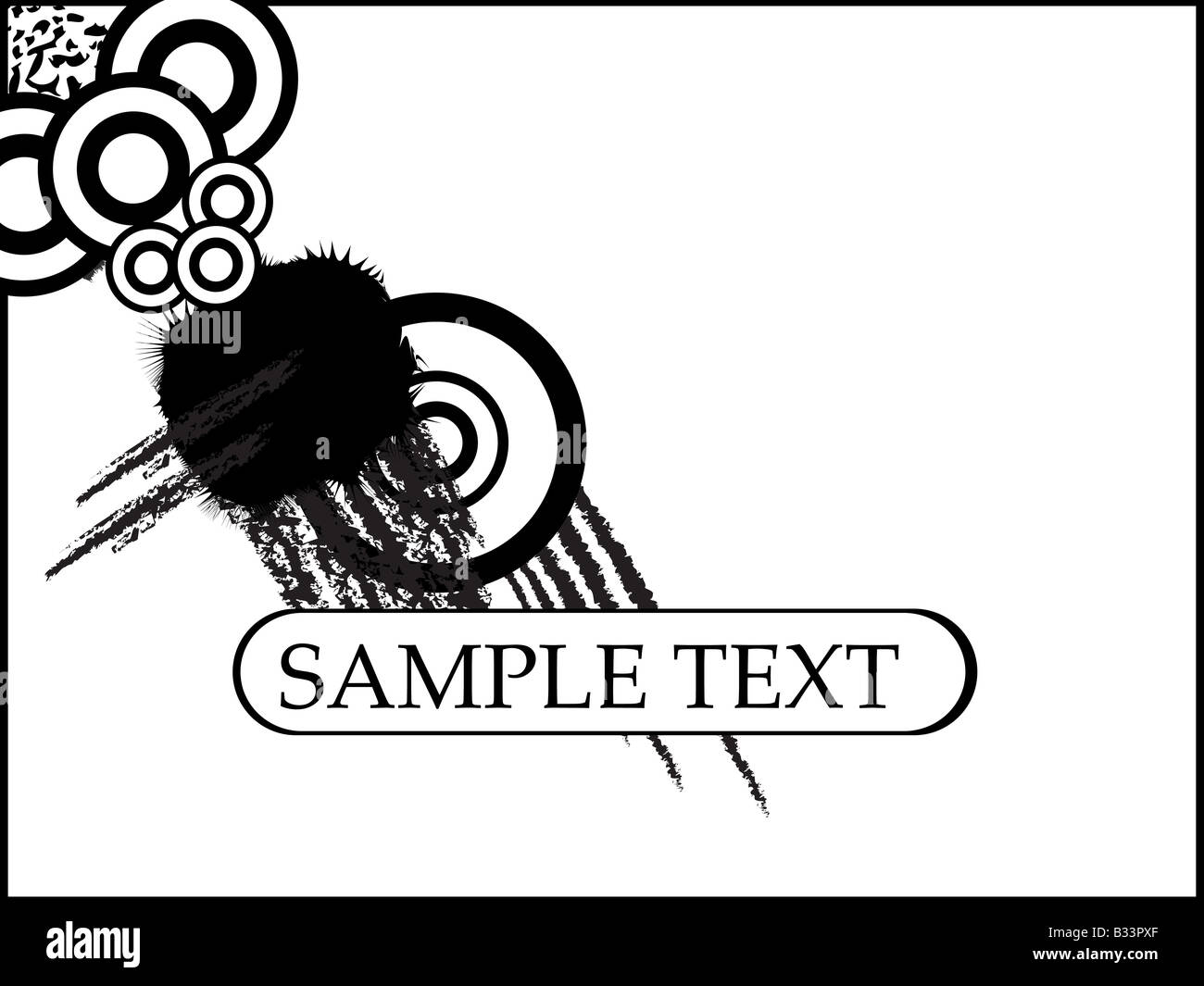 circles with text-template Stock Photo - Alamy