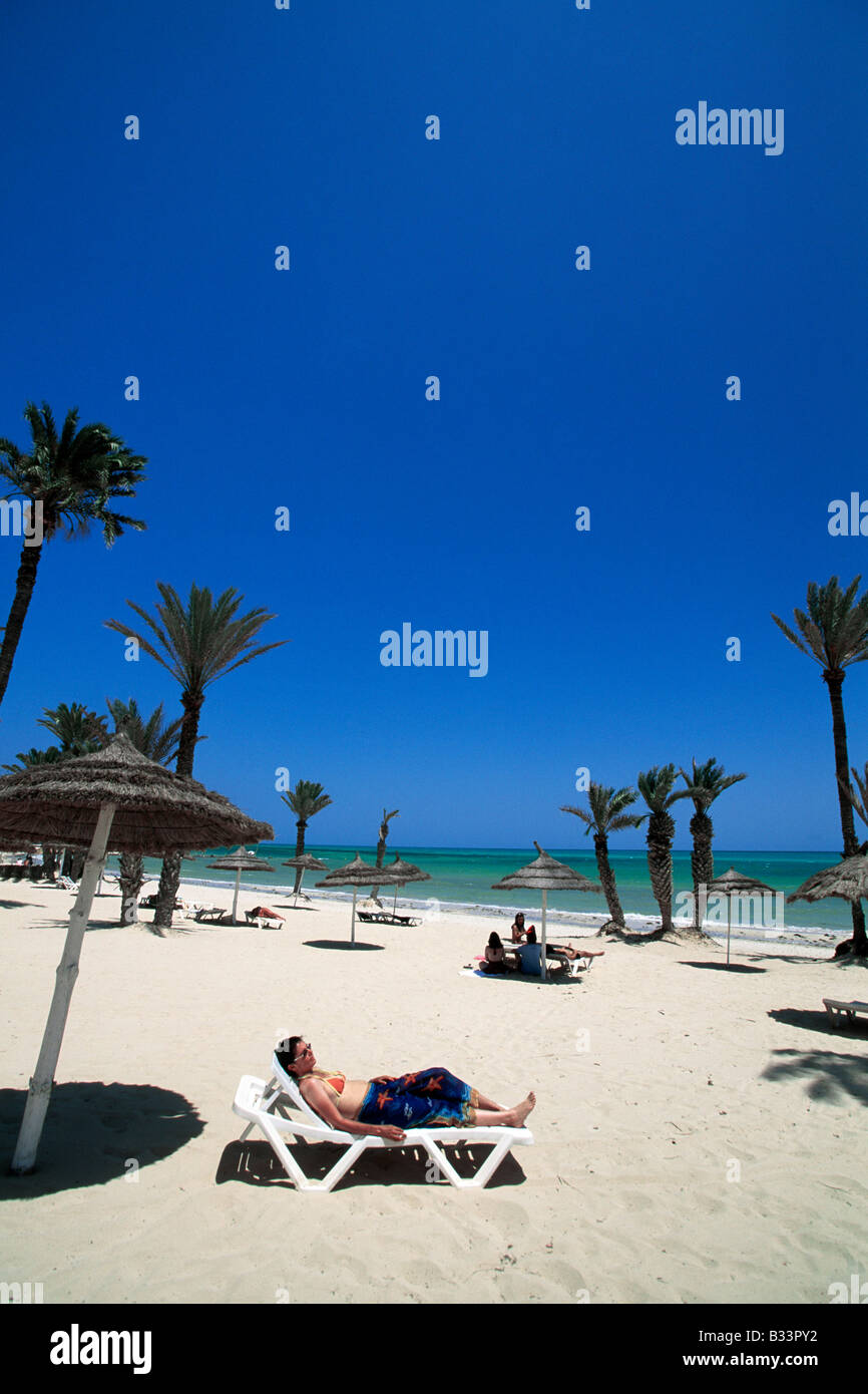 Seguia Beach Djerba Island Tunisia Stock Photo - Alamy
