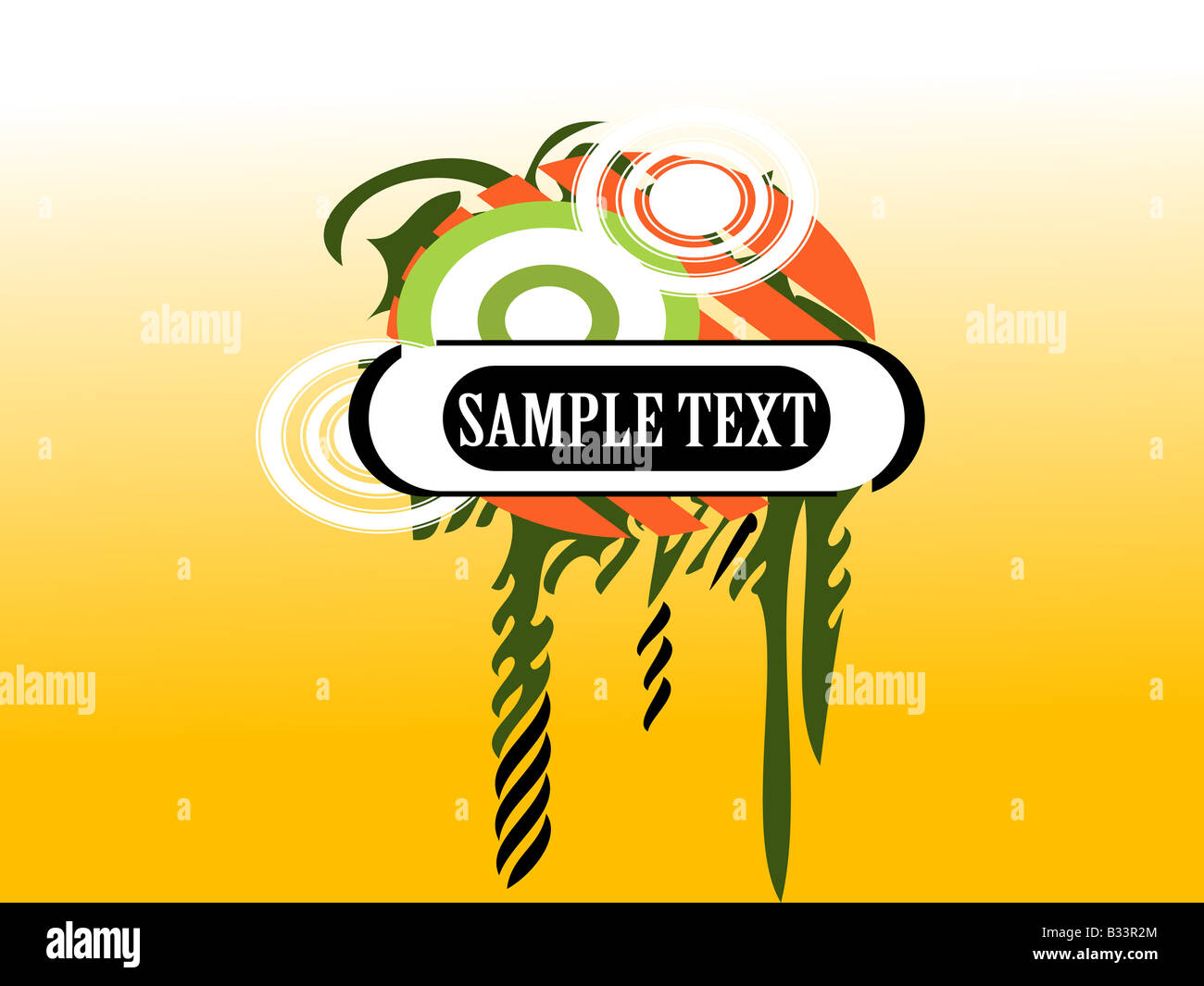 circular design with grunge Stock Photo - Alamy