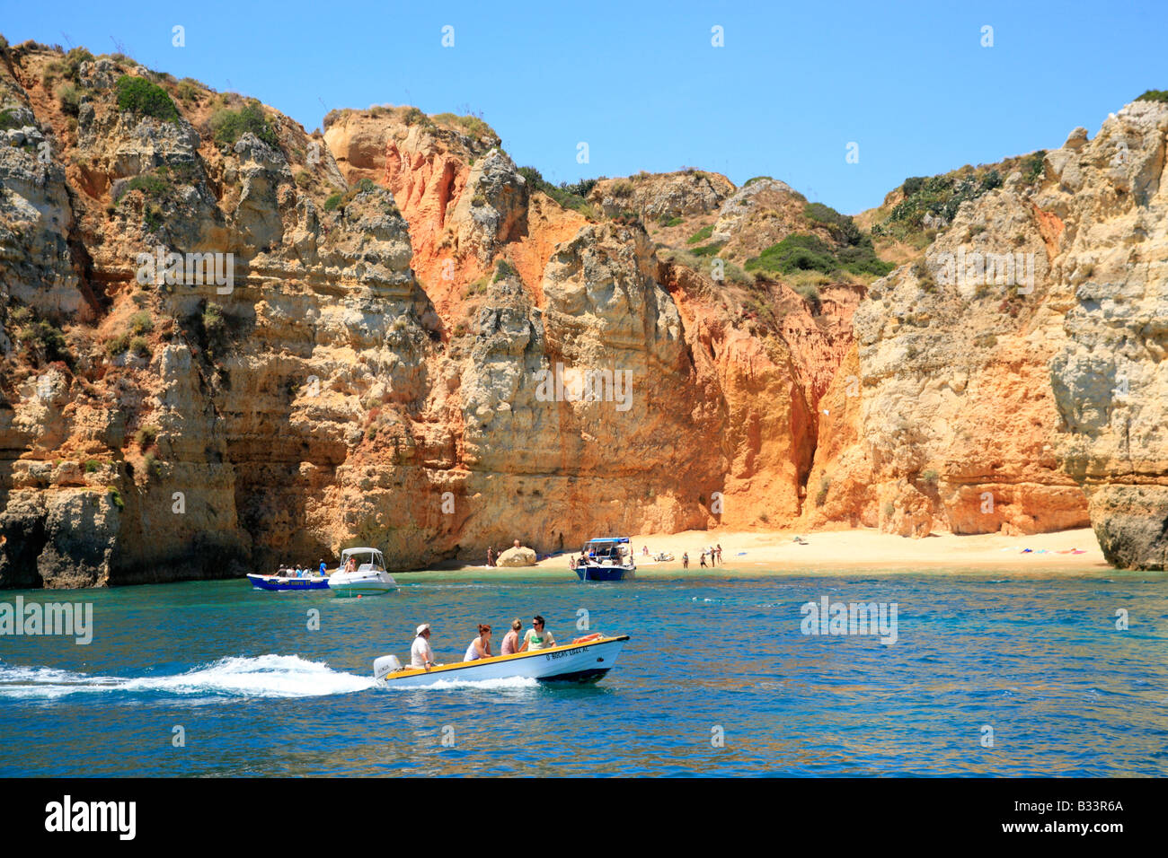 boat trip to the cliffs, Ponta de Piedade, Lagos, Algarve, Portugal ...