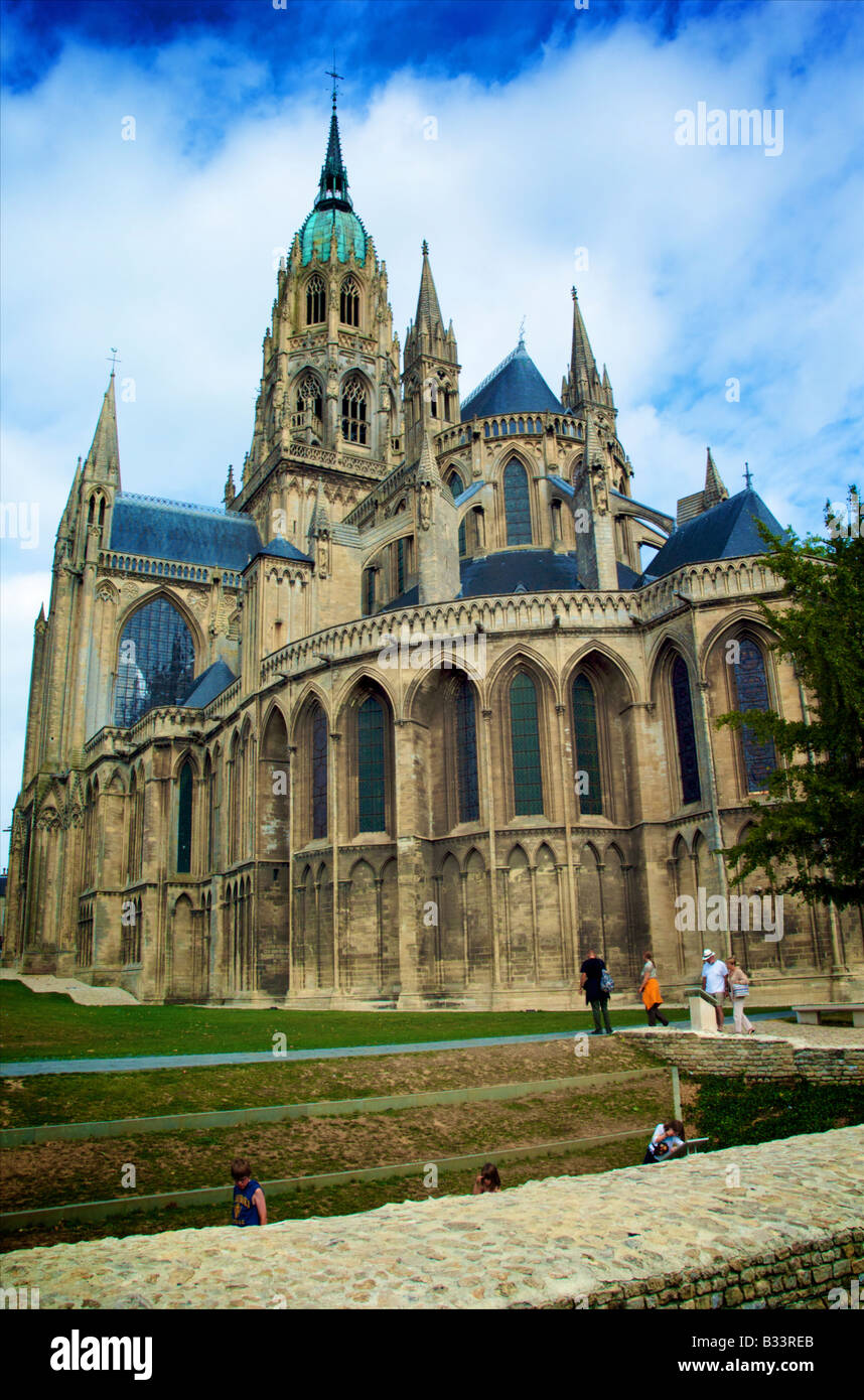 Bayeux Cathedral Cathédrale Notre Dame de Bayeux A Norman Romanesque ...