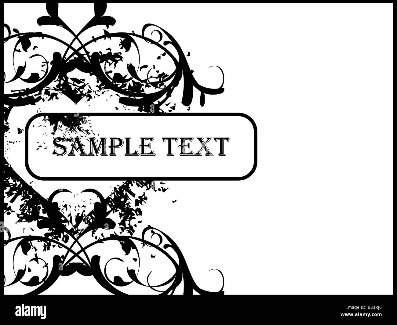 swirly sample text Stock Photo - Alamy