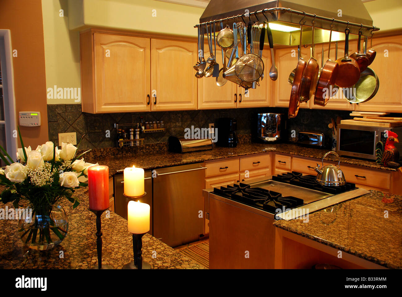 Modern Kitchen in US Stock Photo - Alamy
