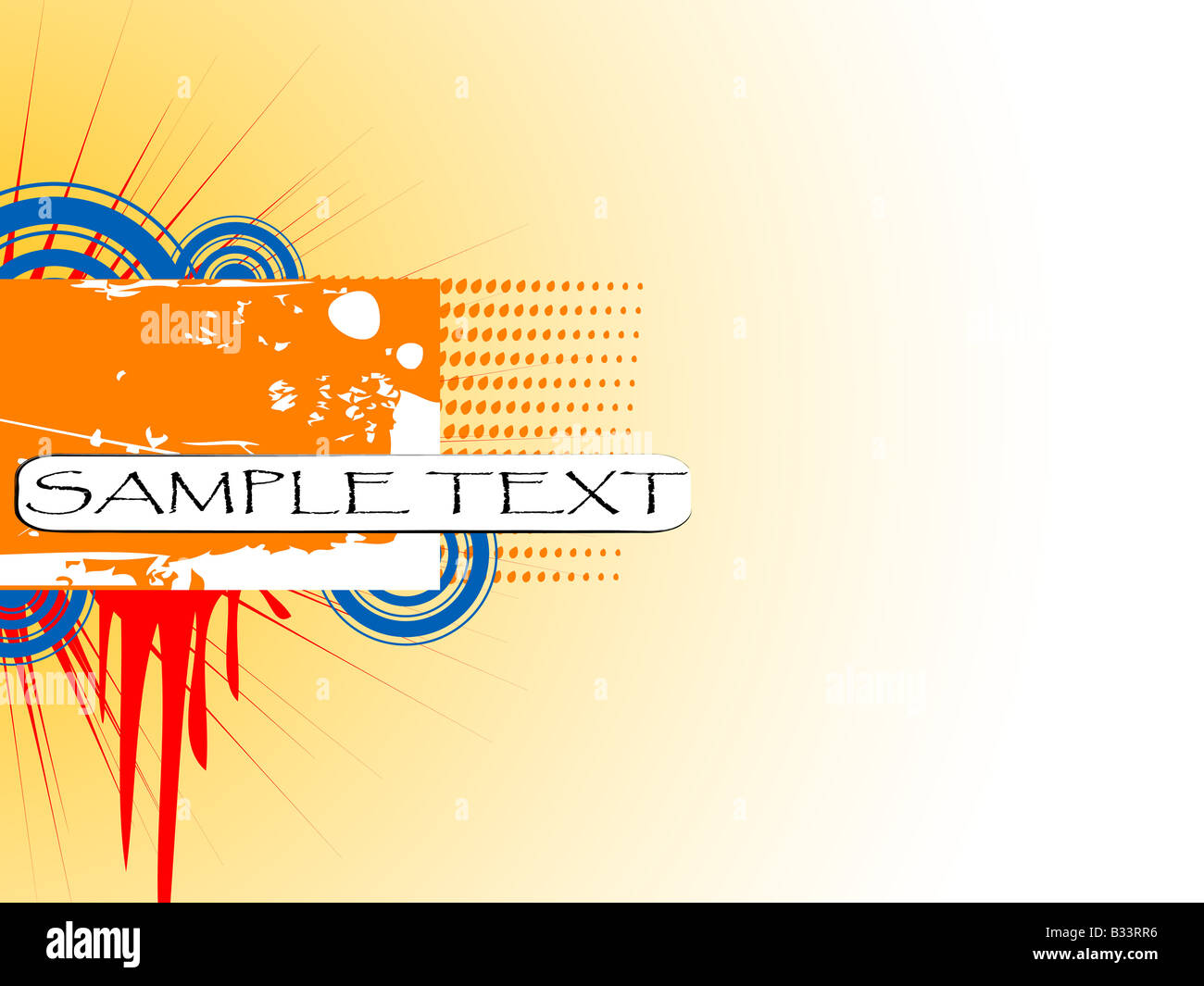 grungy text template Stock Photo - Alamy