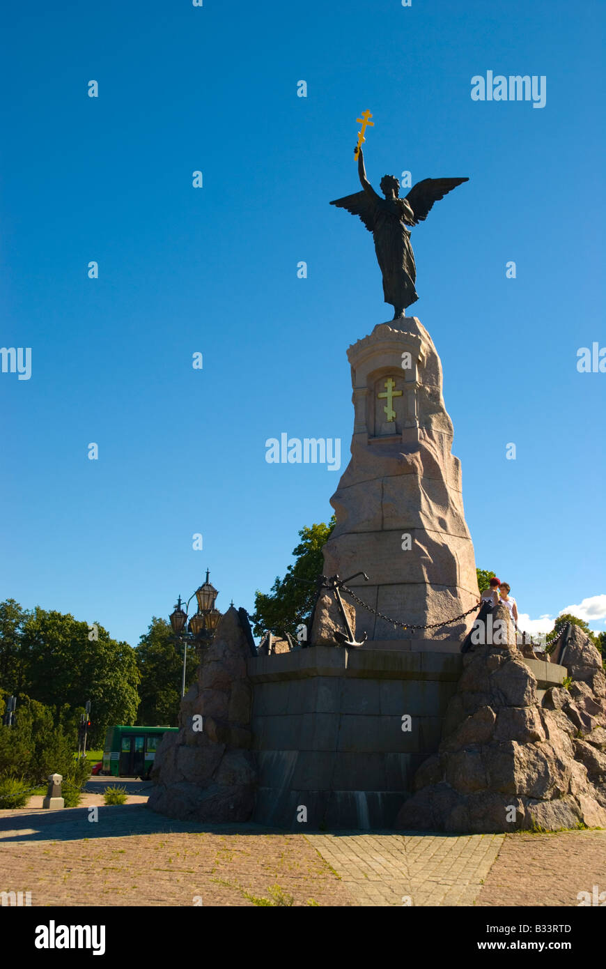 Russalka statue in Kadriorg park in Tallinn Estonia Europe Stock Photo ...