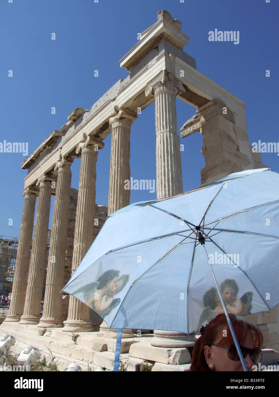 the erechteion by the parthenon in athens greece Stock Photo - Alamy