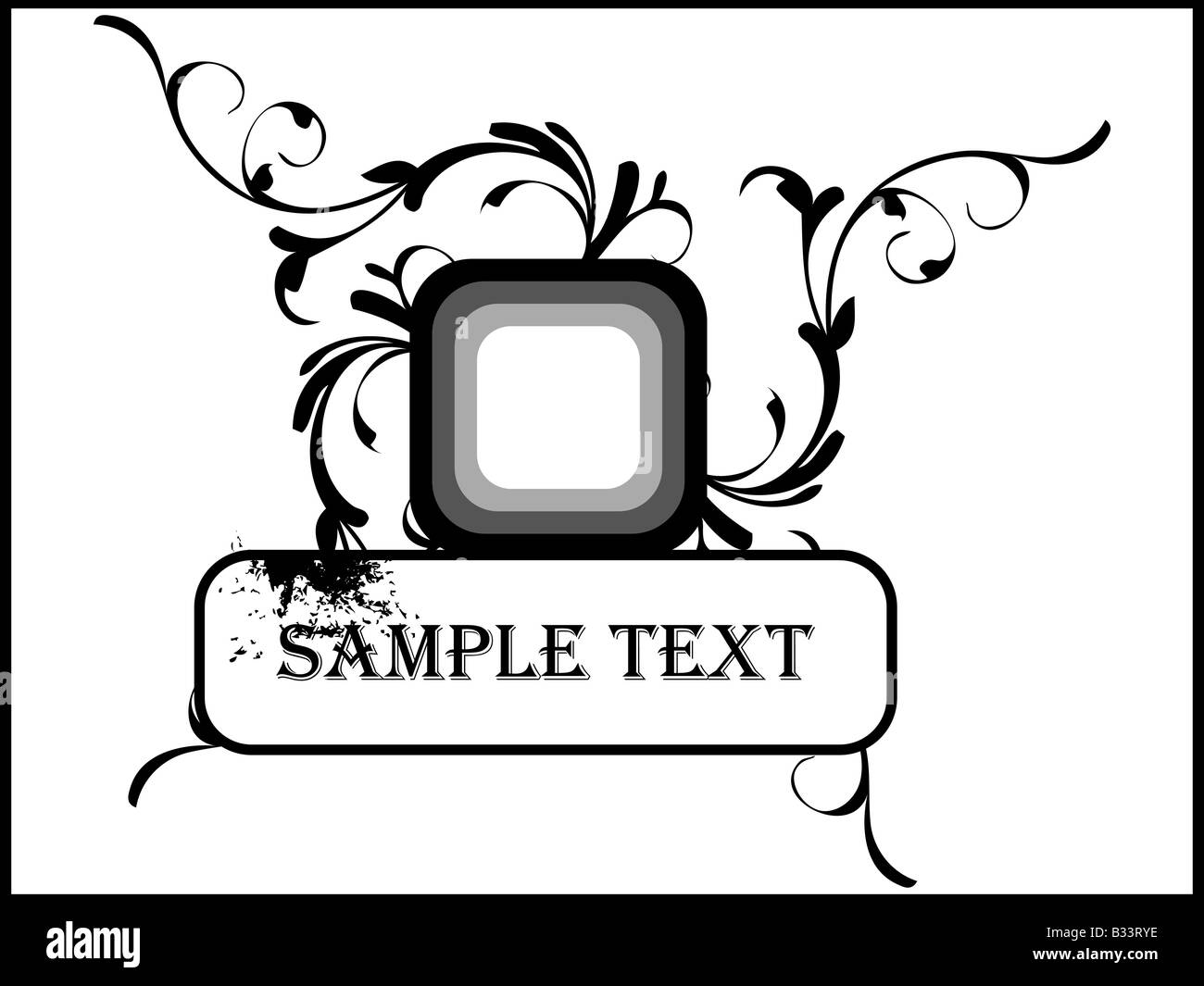 floral sample text Stock Photo - Alamy