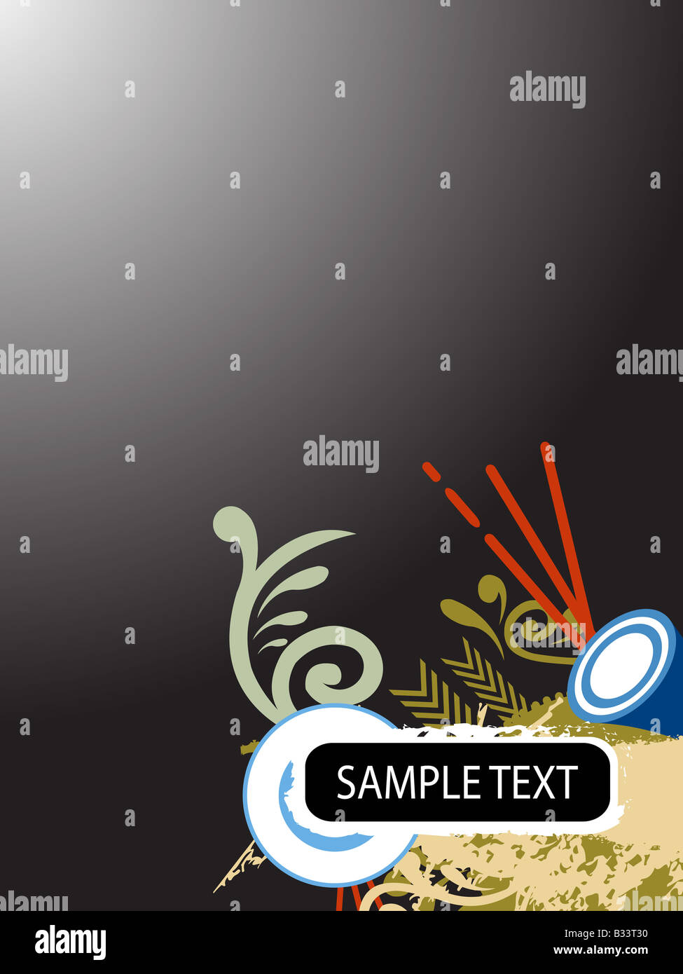 sample-text with circles Stock Photo - Alamy