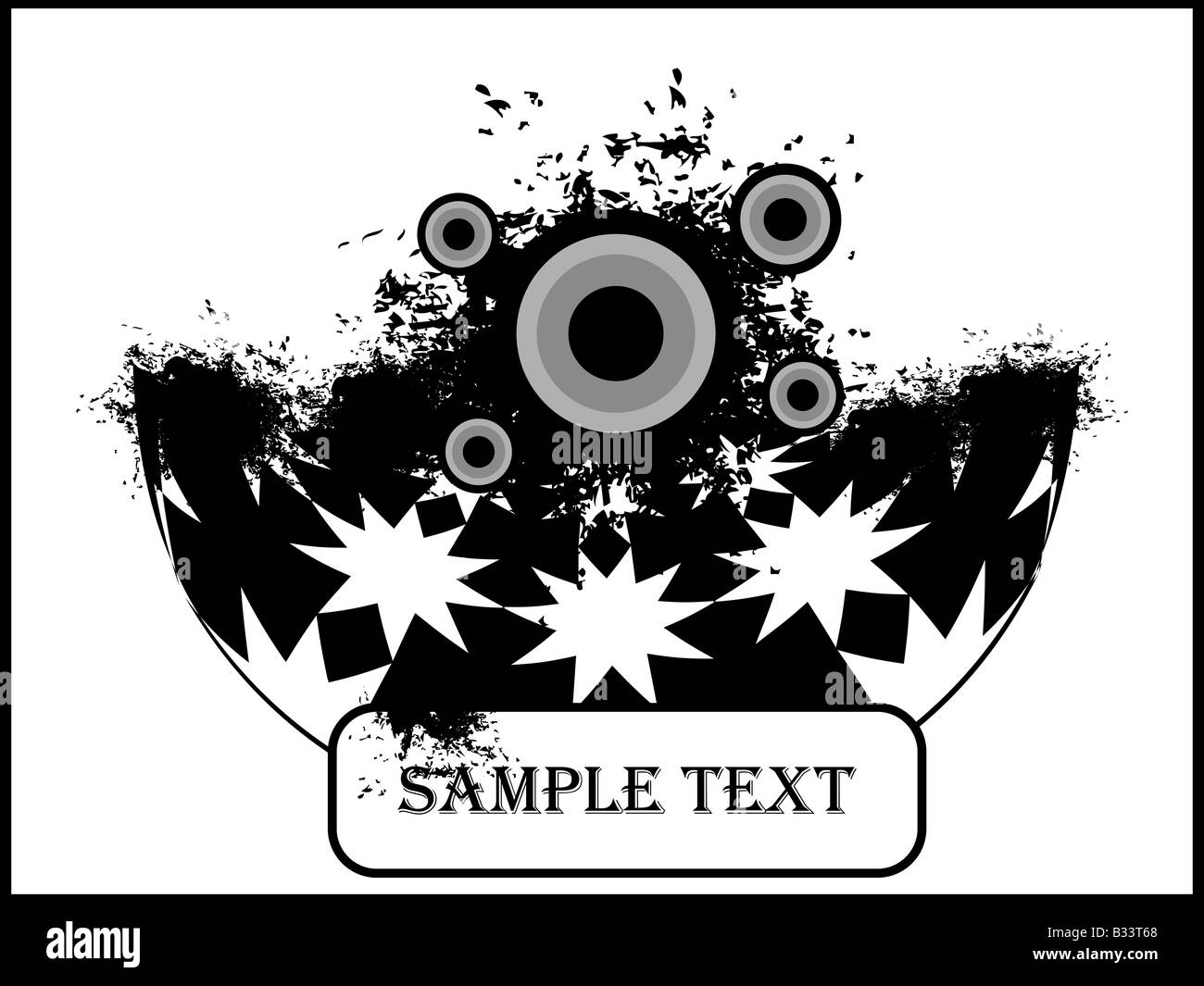 circles and text-template Stock Photo - Alamy
