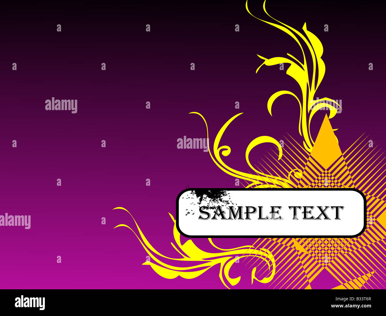 sample text with swirls Stock Photo - Alamy