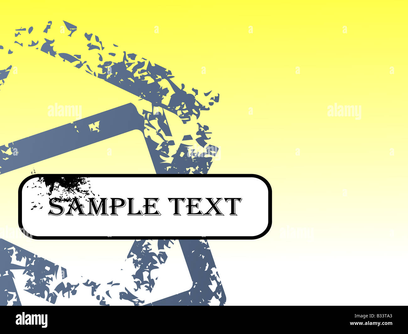 frame with sample text Stock Photo - Alamy