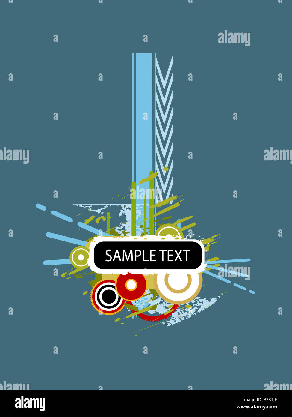 sample-text with circles Stock Photo - Alamy