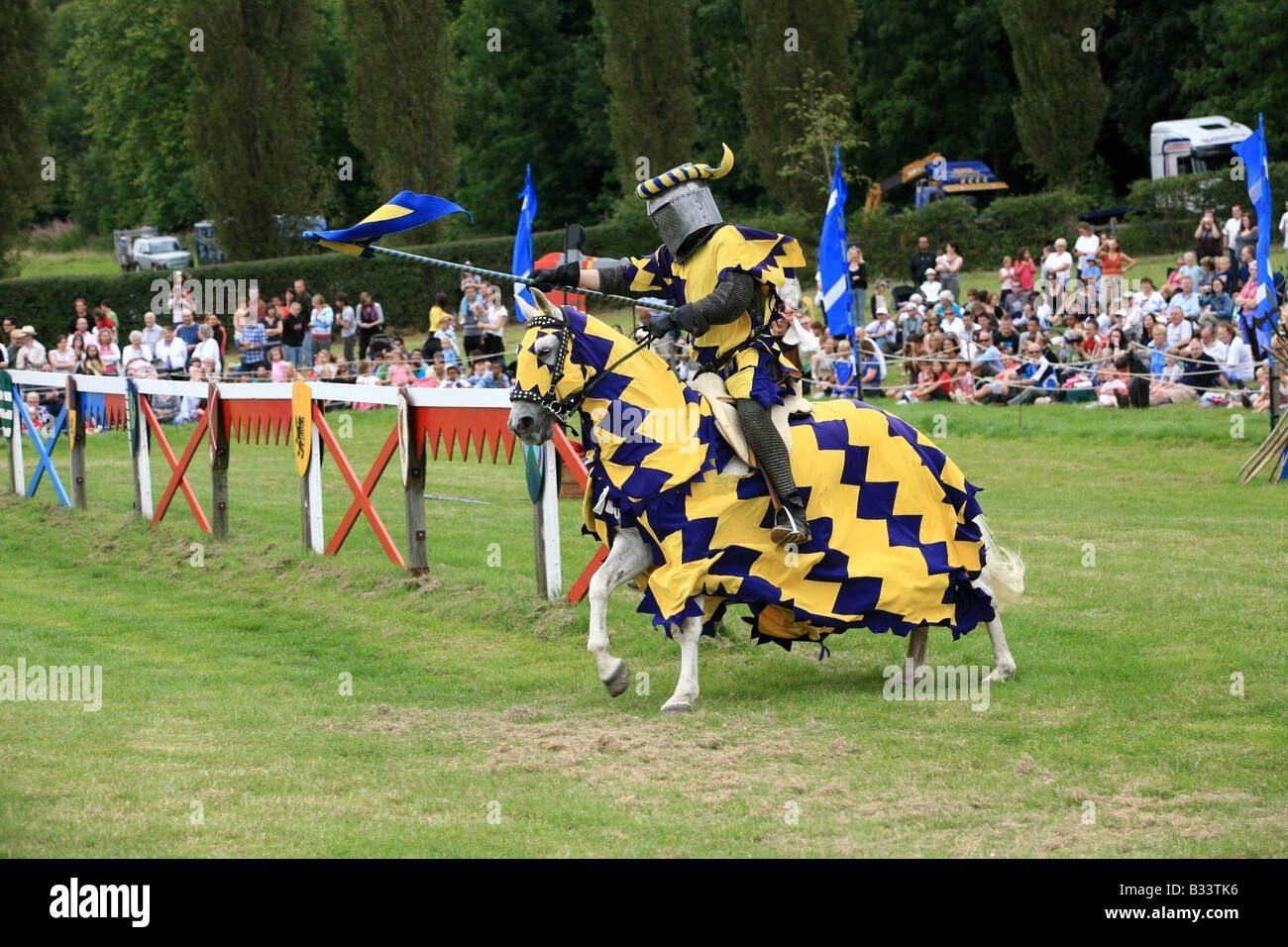 Armour medieval jousting castle kent hi-res stock photography and ...