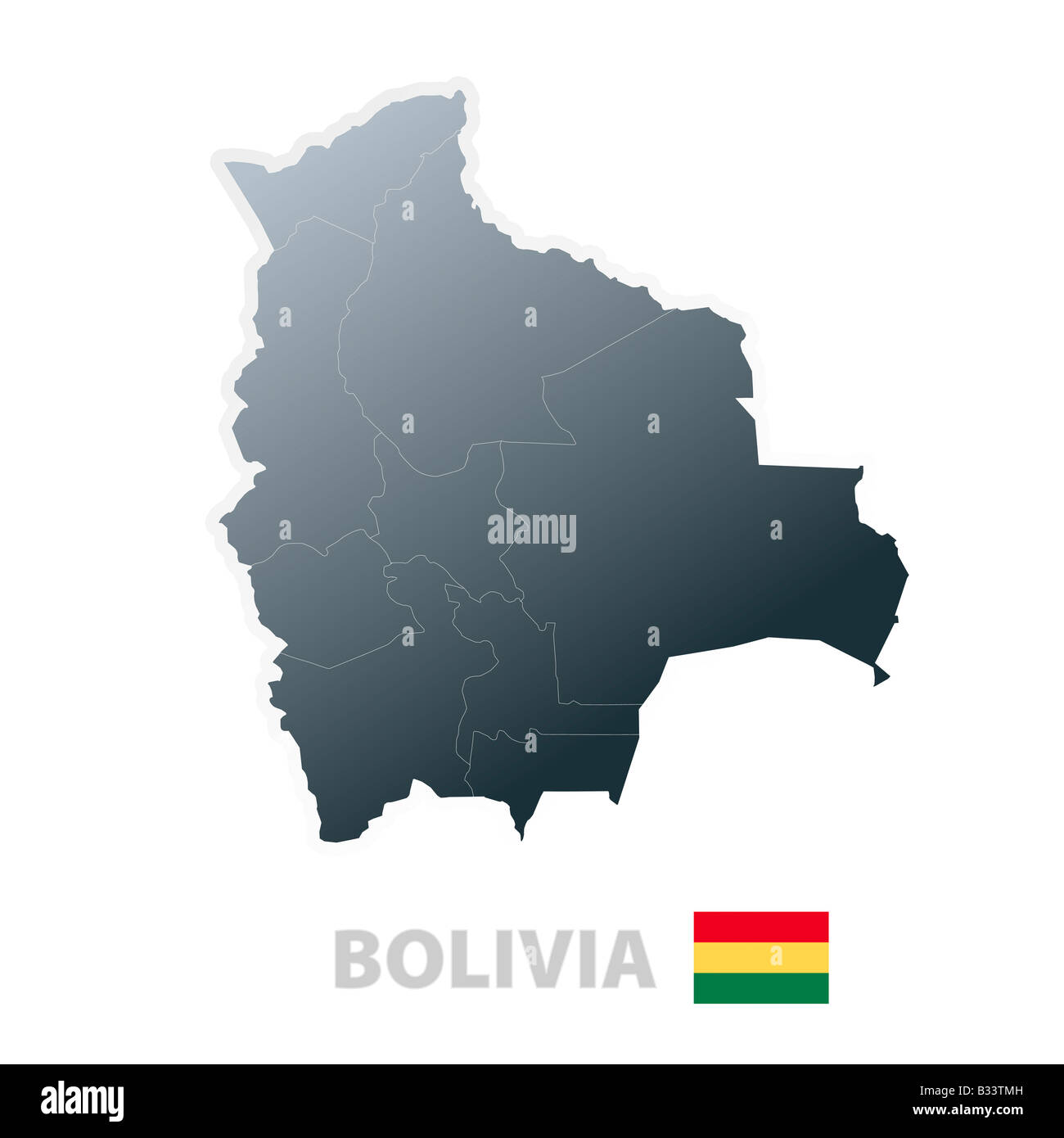 Country bolivia map hi-res stock photography and images - Alamy