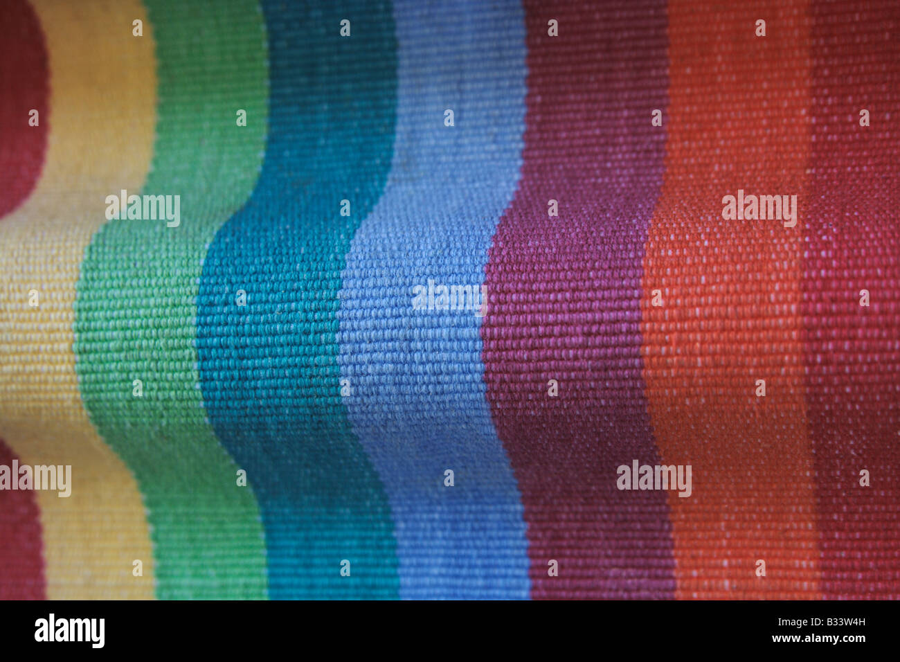 rainbow-striped fabric with curves Stock Photo - Alamy