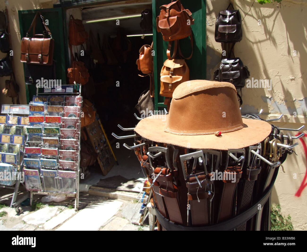 a street scene in athens, greece Stock Photo - Alamy