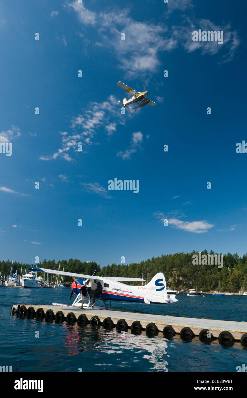 "Seaplanes in Ganges Harbour Salt Spring Island British Columbia Canada ...
