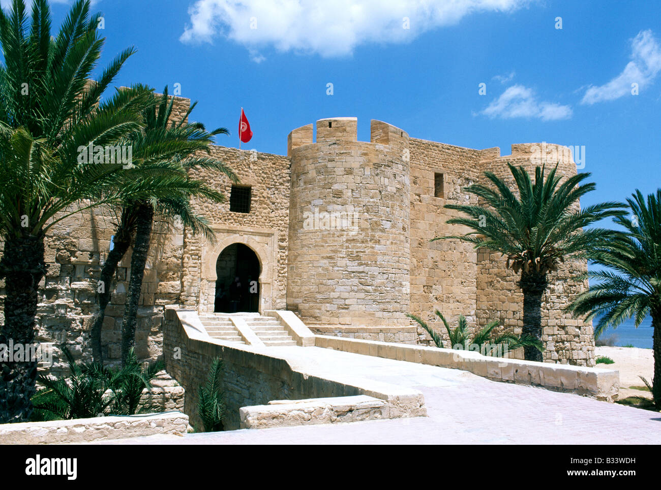 Ghazi Mustafa Castle in Houmt Souk Djerba Island Tunisia Stock Photo ...
