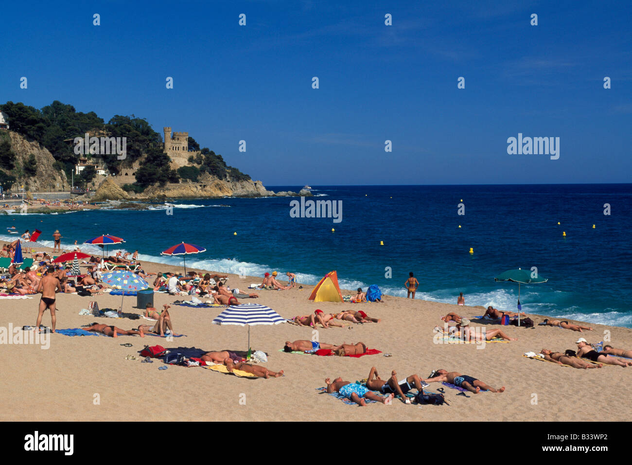 Lloret de Mar Costa Brava Catalonia Spain Stock Photo - Alamy