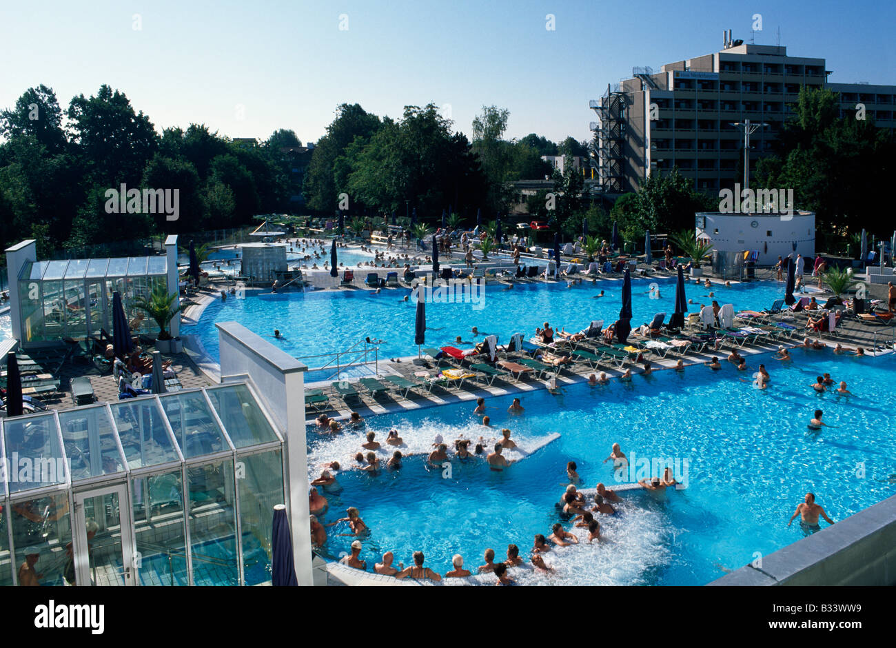 Thermal Bath In Bad Fuessing Lower Bavaria Germany Stock Photo Alamy