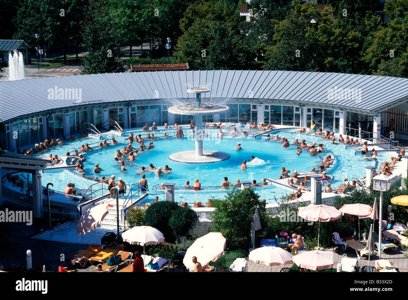 Thermal Bath in Bad Fuessing Lower Bavaria Germany Stock Photo - Alamy