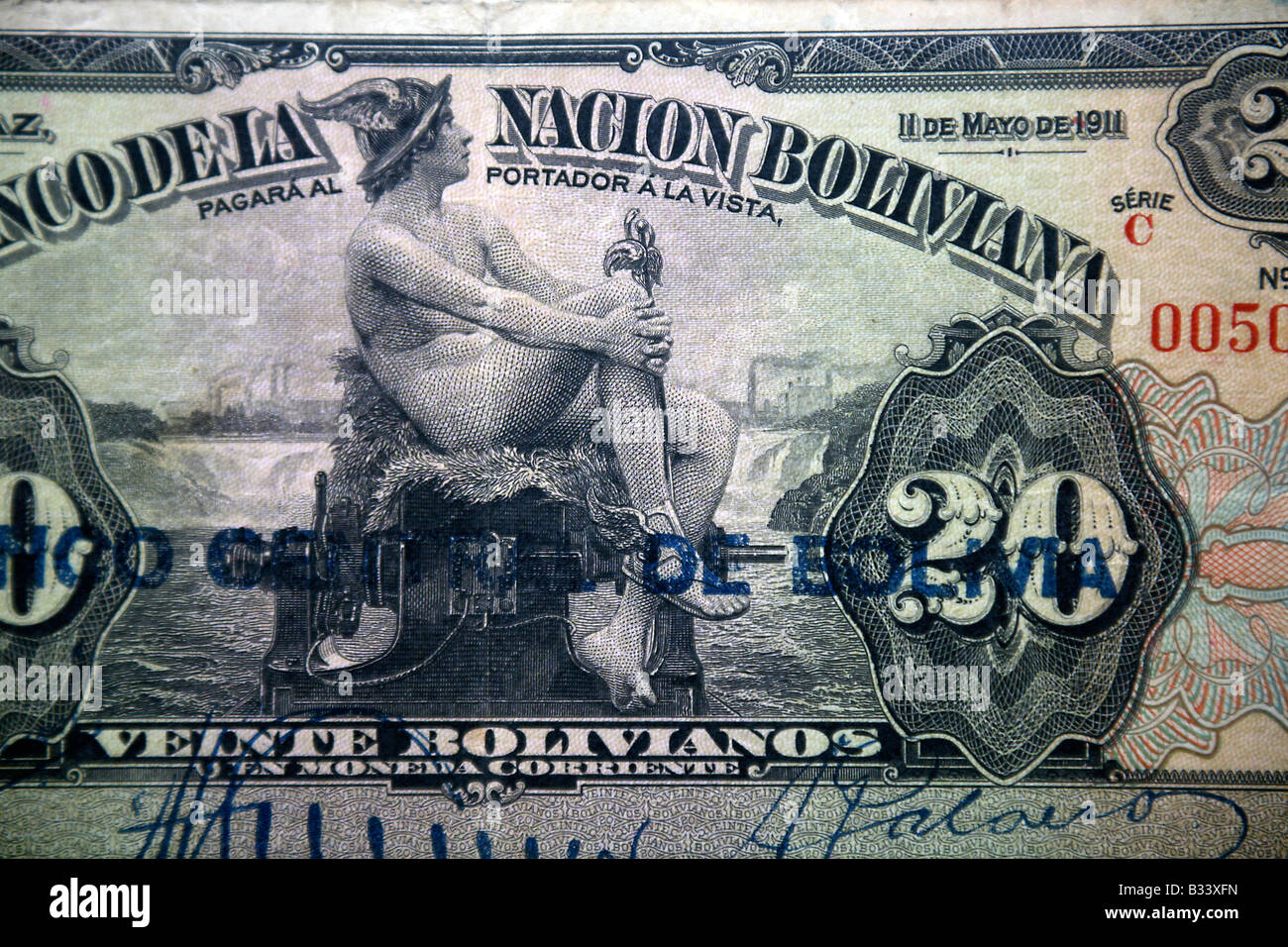 10 bolivianos bank note hi-res stock photography and images - Alamy