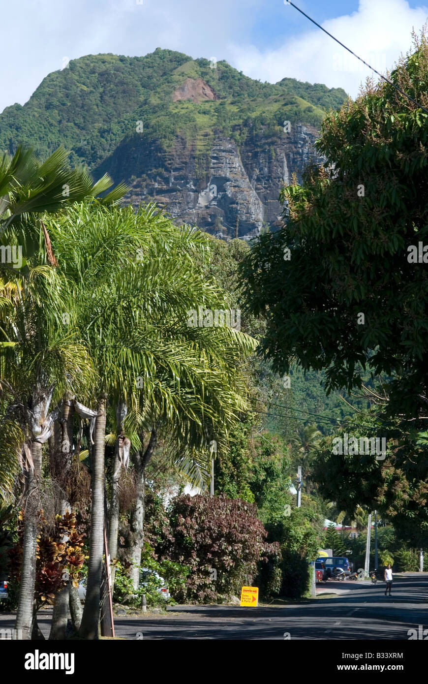 street scene avarua rarotonga cook islands Stock Photo - Alamy
