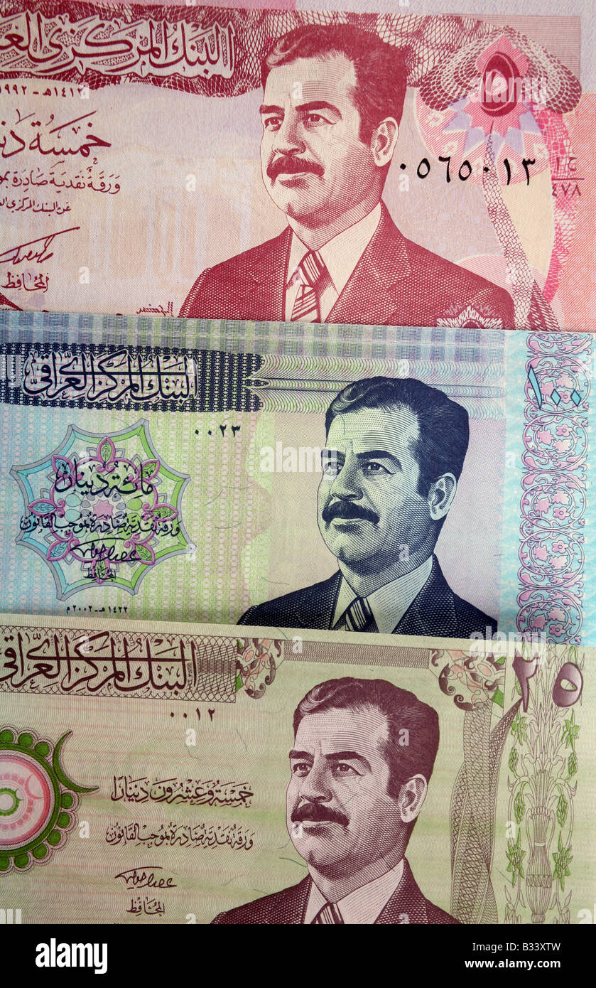 Dinar notes from Iraq These notes are from the former regime run by ...