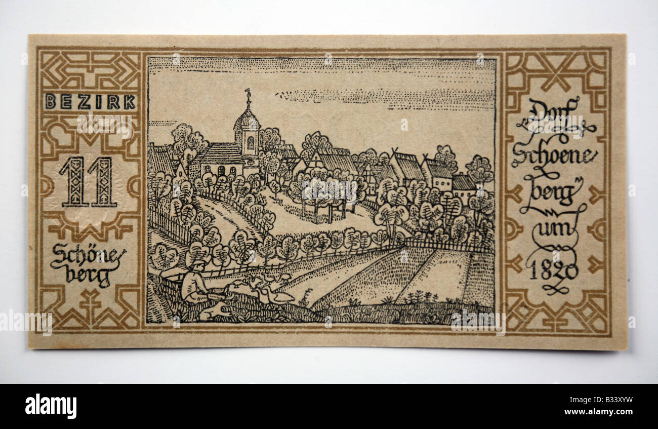 Old german banknote hi-res stock photography and images - Alamy