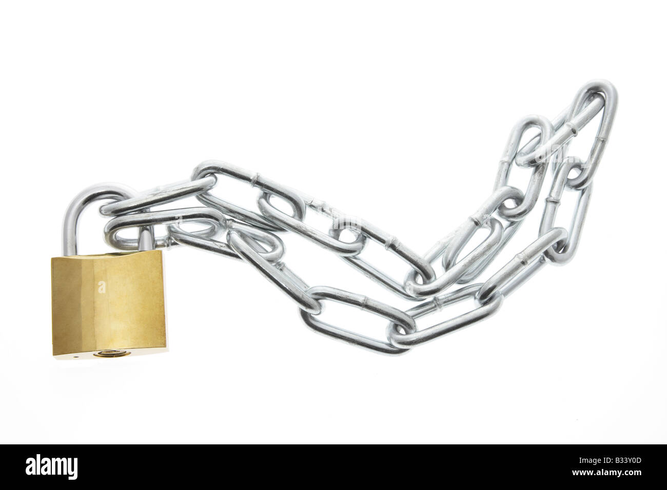 Lock and Chain Stock Photo - Alamy