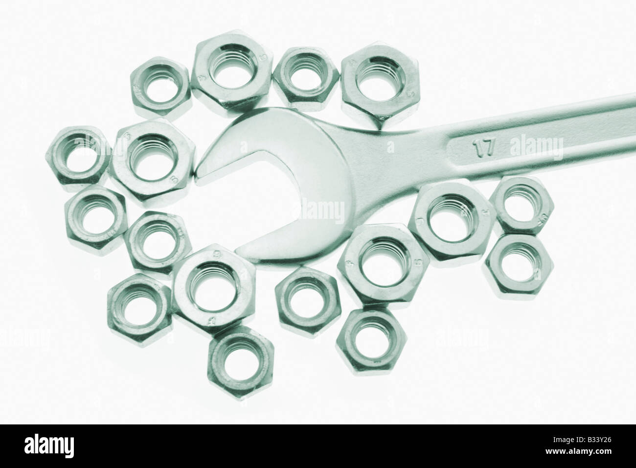 Nuts arrangement Cut Out Stock Images & Pictures - Alamy