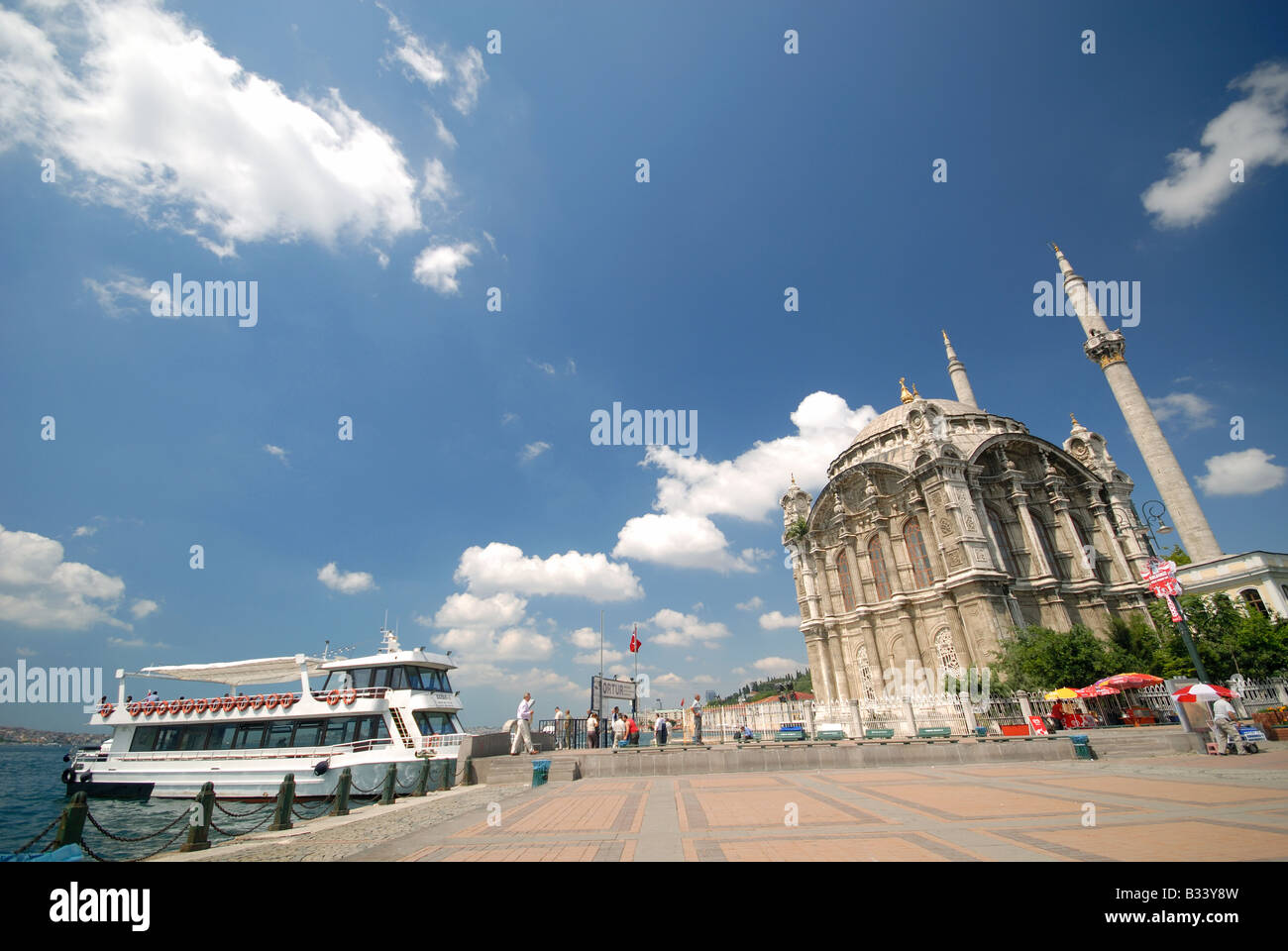 ISTANBUL. The waterfront at Ortakoy on the European shore of the ...