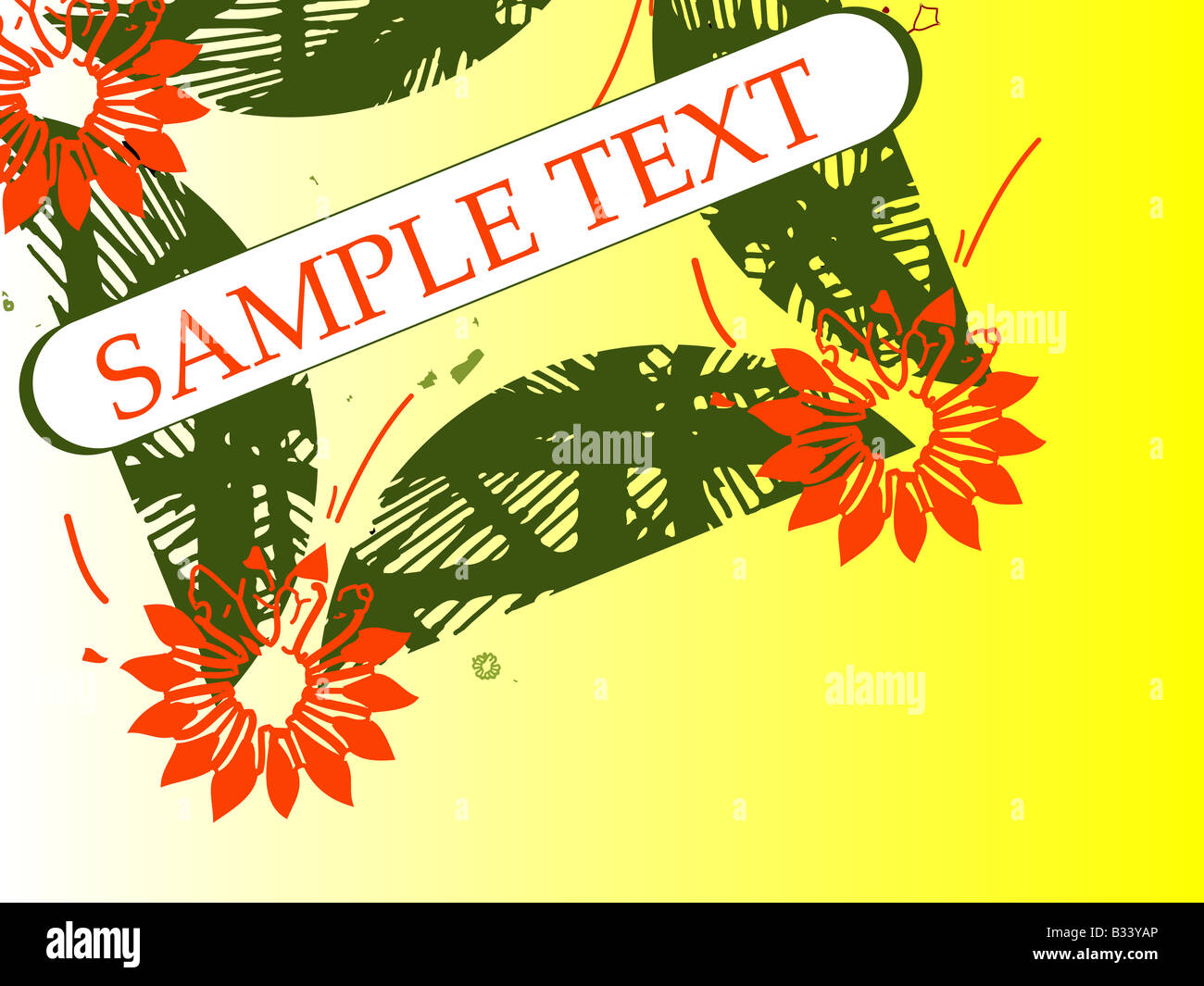 beautiful floral design Stock Photo - Alamy