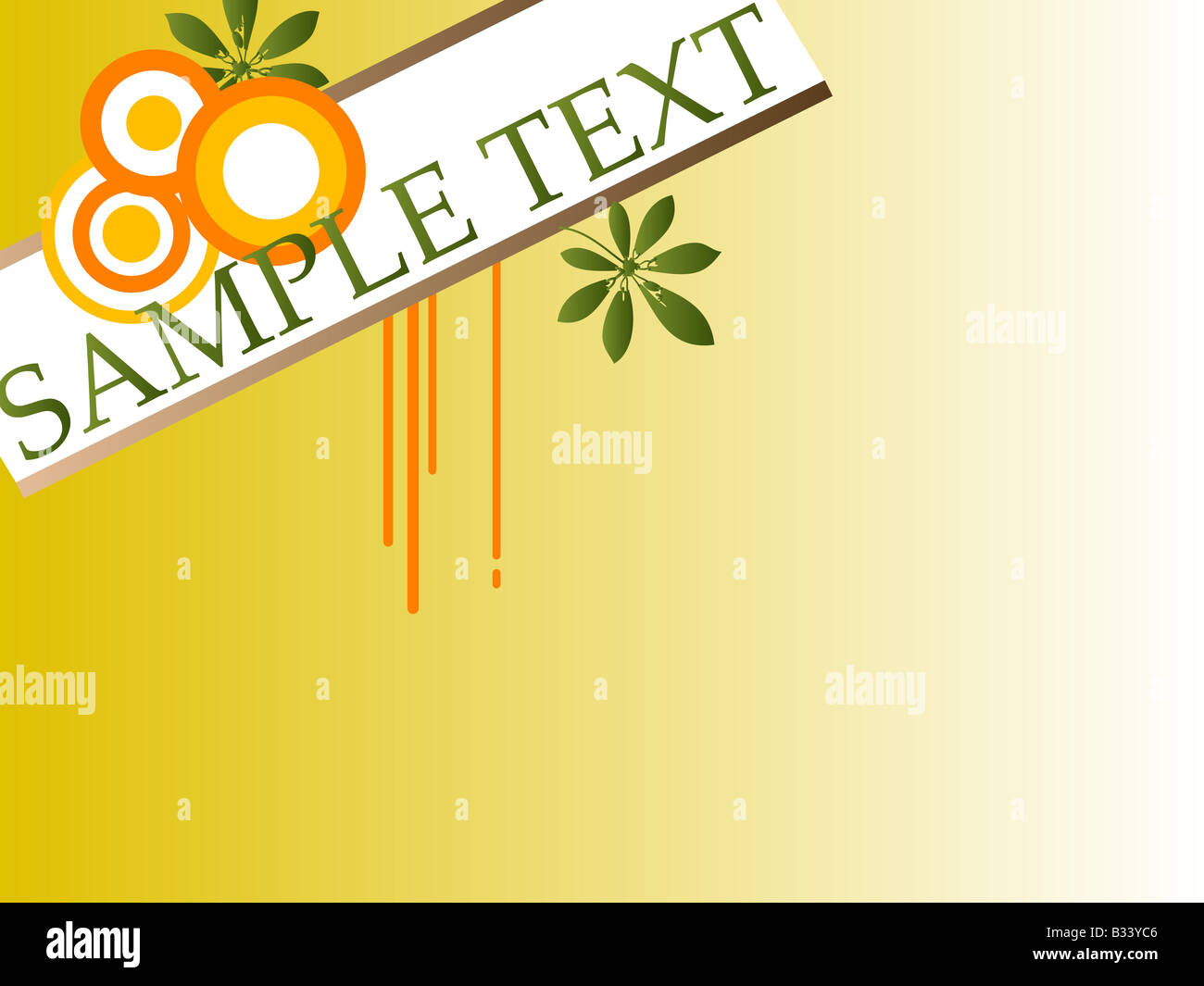circles with sample text Stock Photo - Alamy