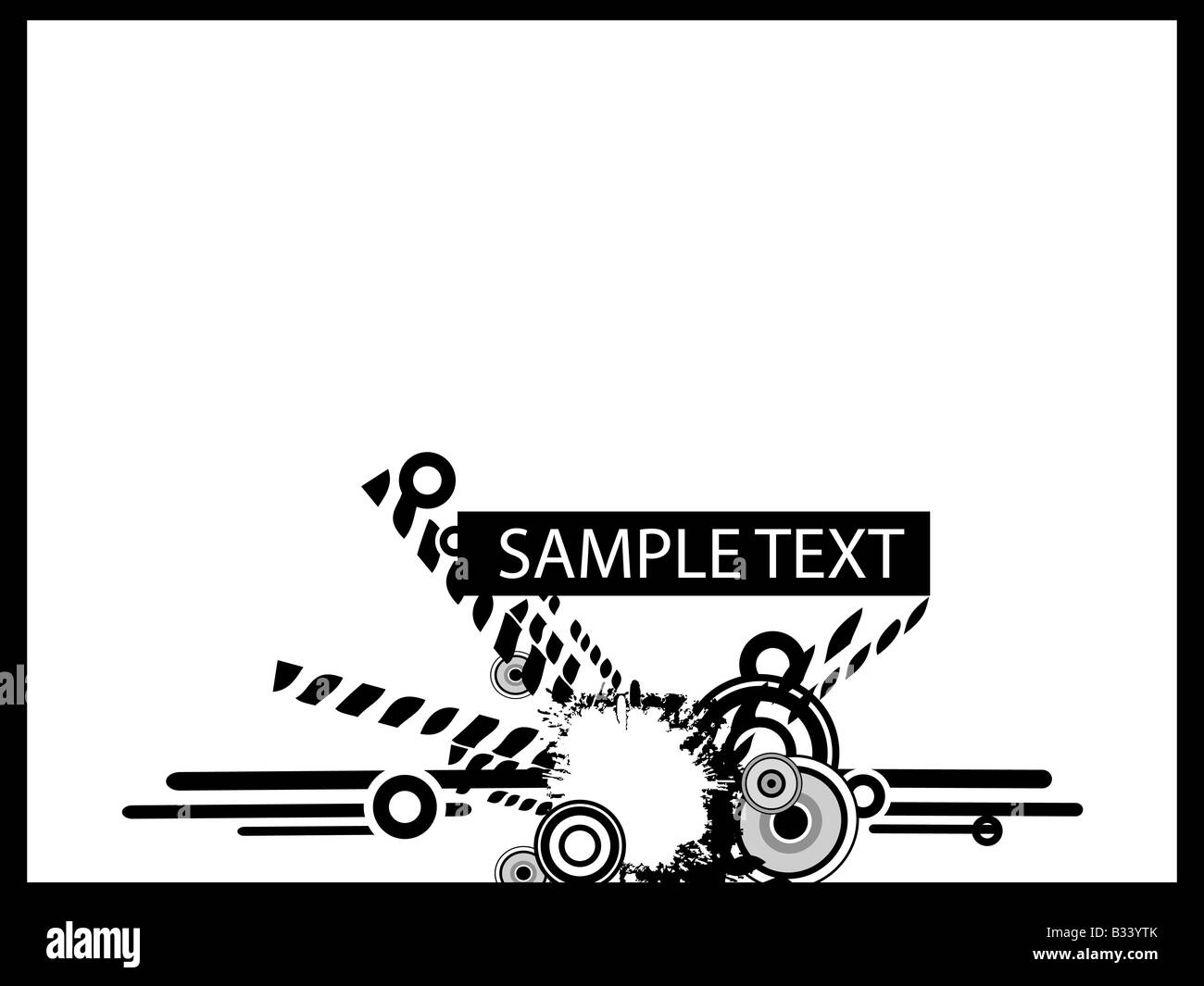 bars and circles with grunge Stock Photo - Alamy