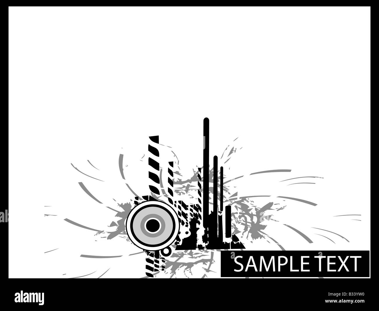 circle with splatter Stock Photo - Alamy